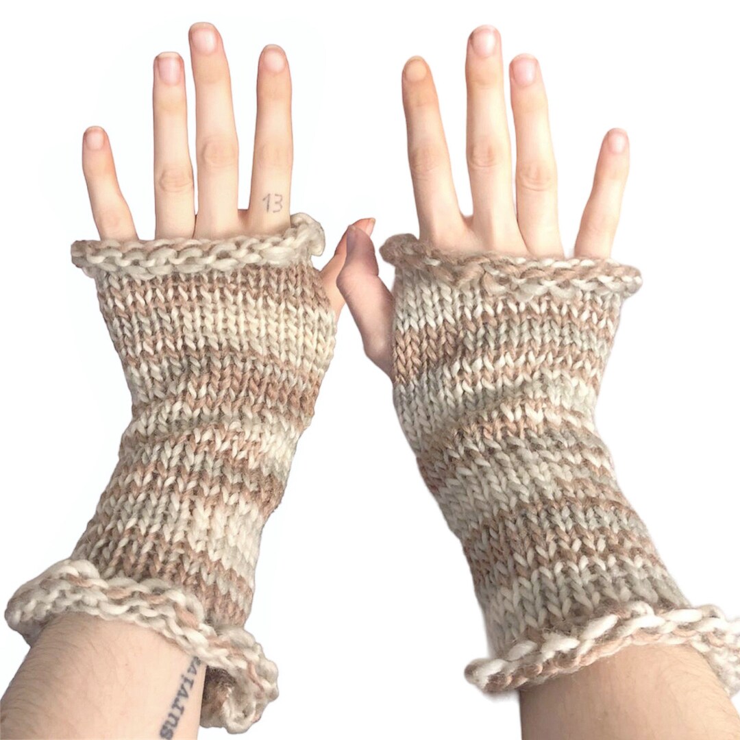 Fairycore Vintage Style Knit Arm Warmers - Etsy
