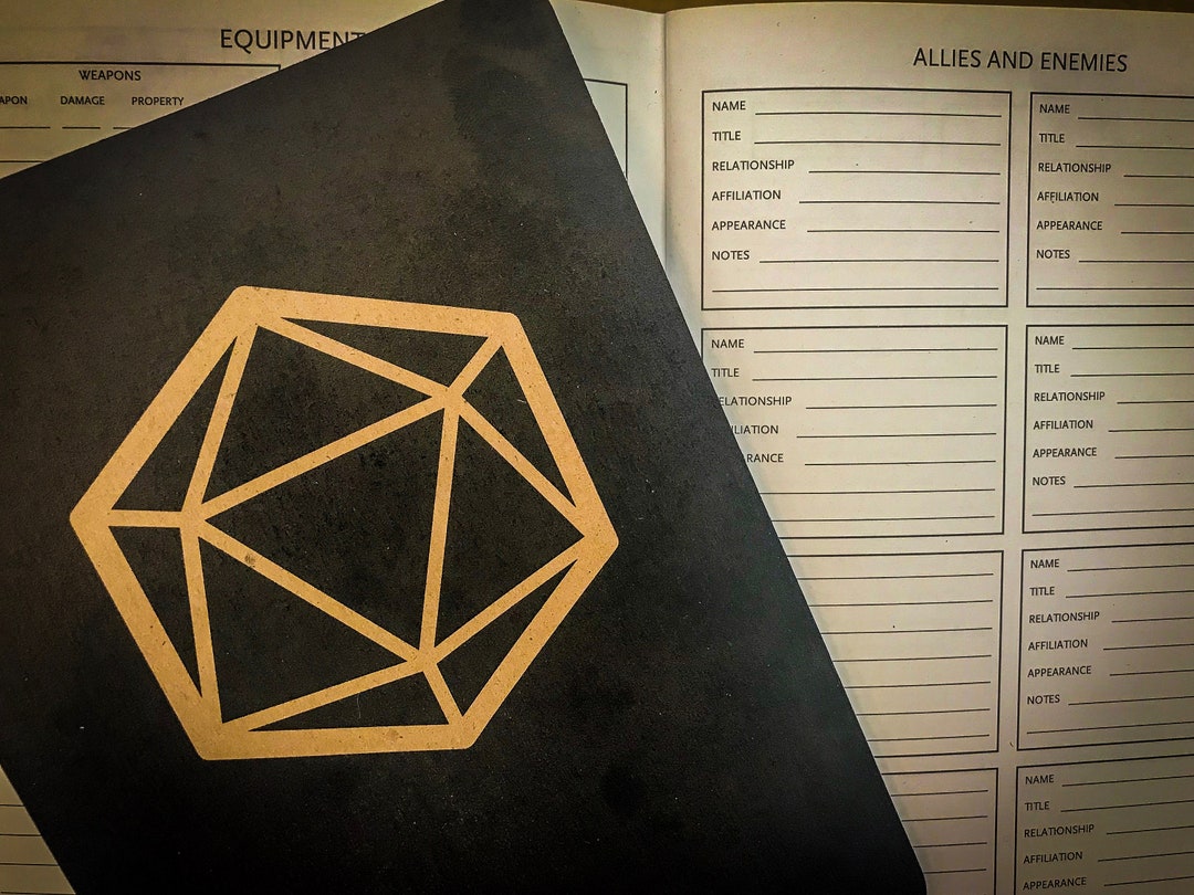 RPG Campaign Journal - Etsy