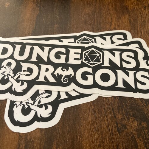 Dungeons and Dragons Logo Decal - Etsy