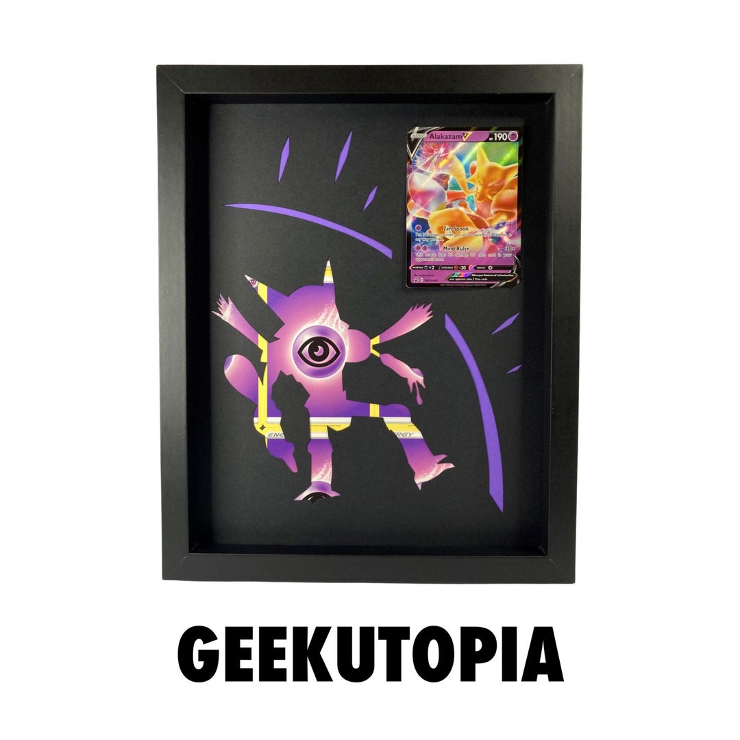 Alakazam, Pokémon Frame, Pokemon Gift, Pokemon Art, Geeky, Genuine ...