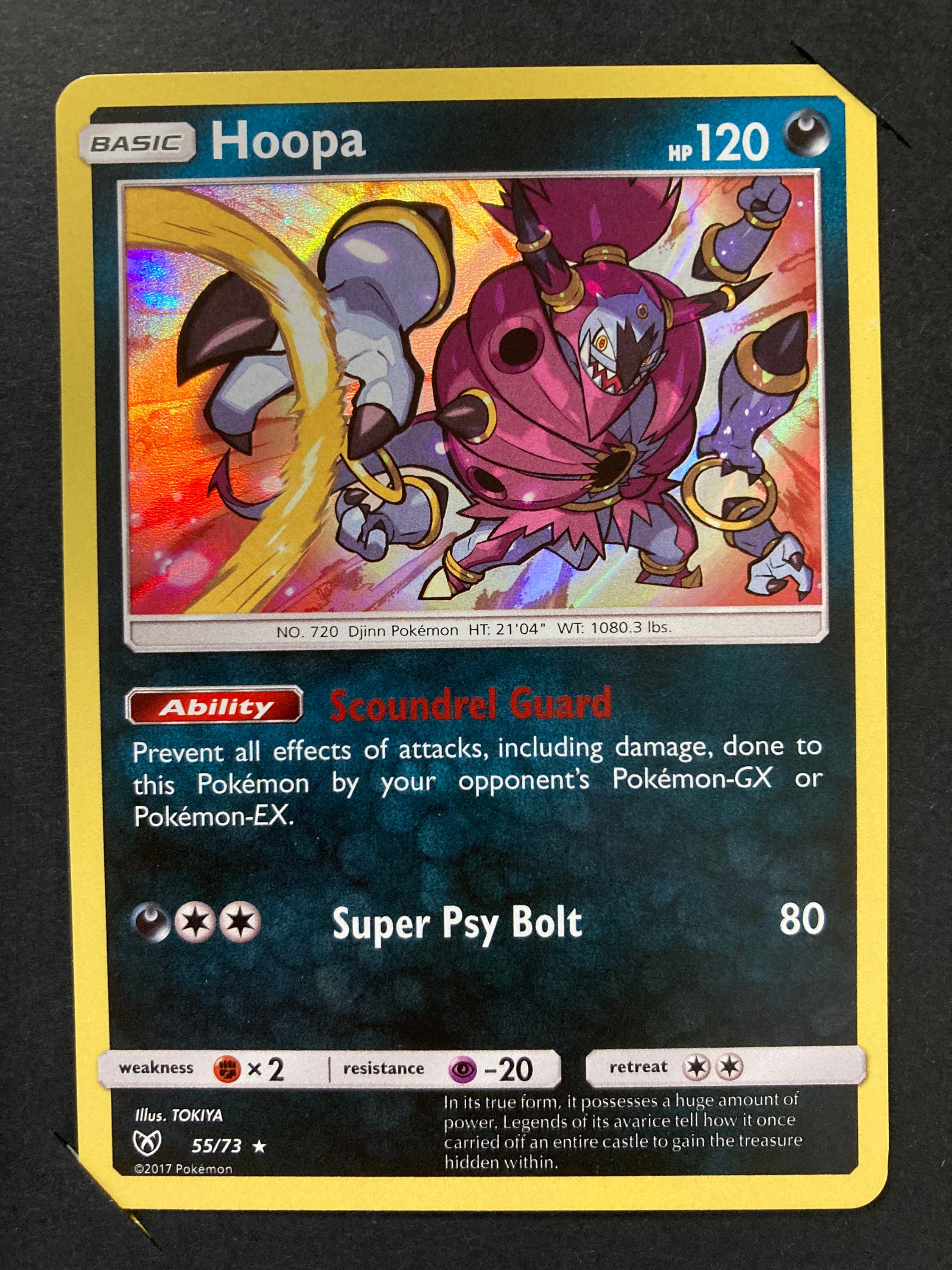 Hoopa Pokémon Frame With Genuine Pokémon Card, Pokemon Gift, - Etsy