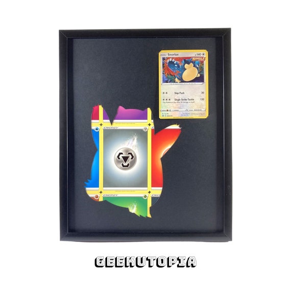 A Snorlax Pokémon Frame With Genuine Pokémon Card Pokémon | Etsy UK