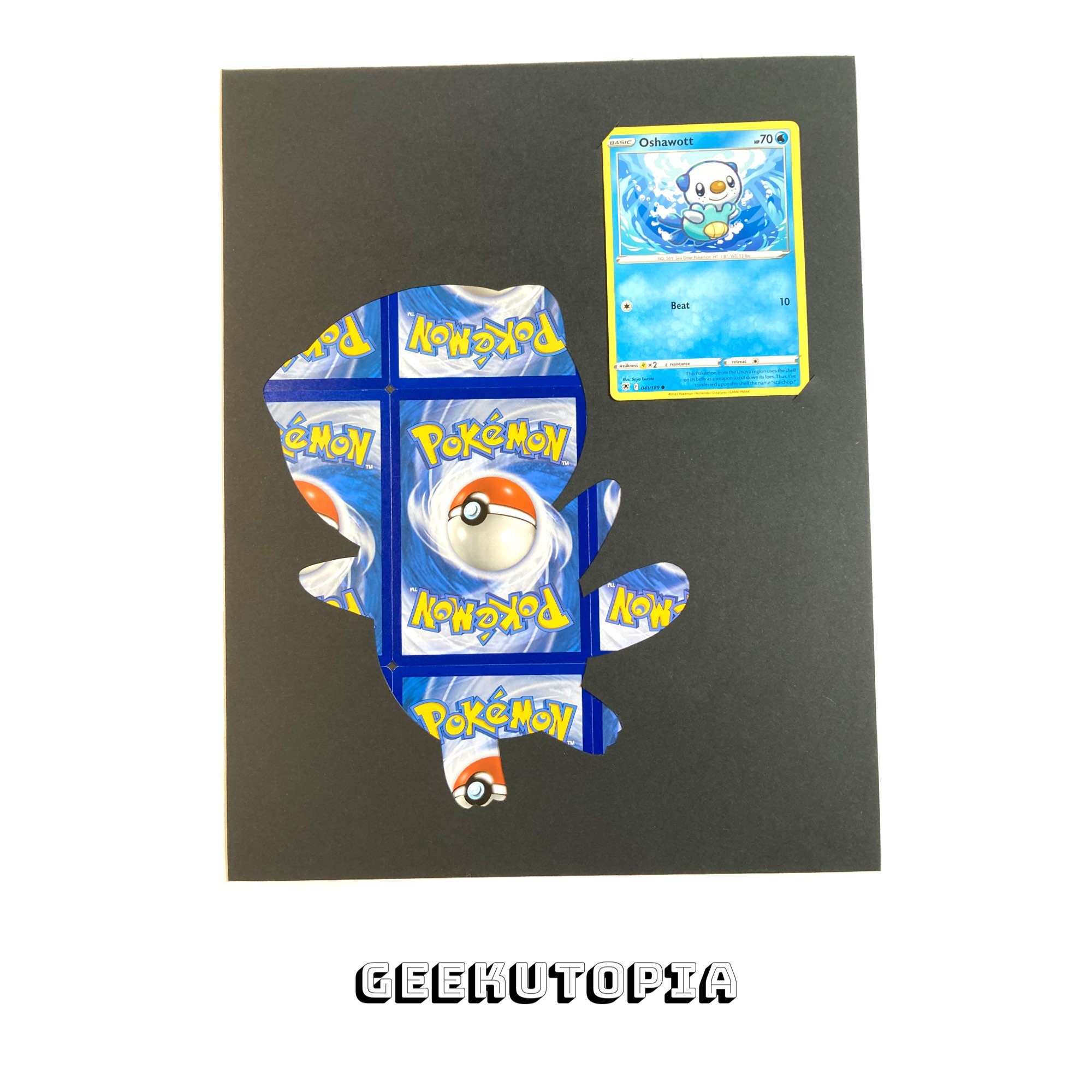 Pokemon Oshawott Ex Card