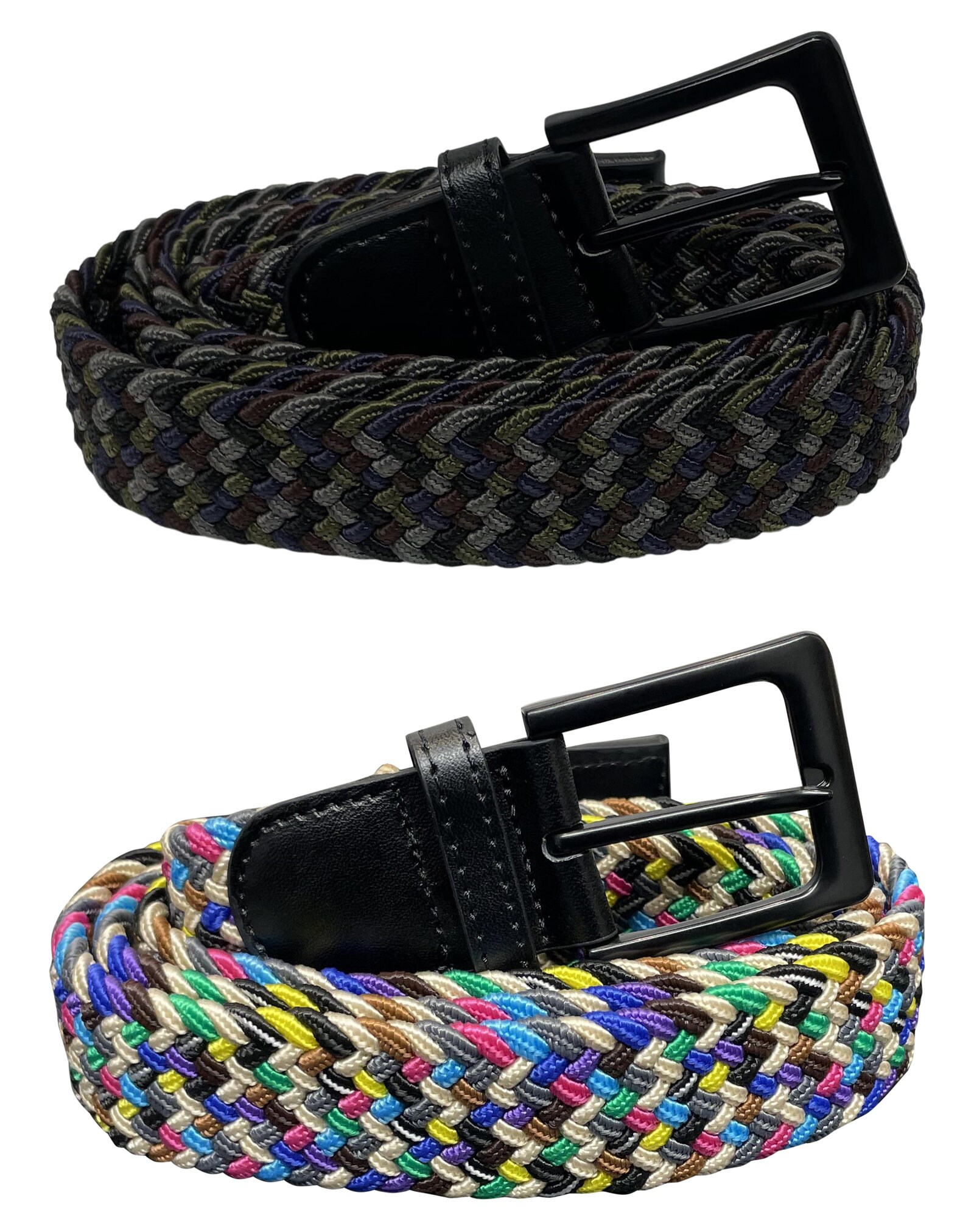 Stretchy Belts, Elastic Belt for Men or Women, 1.25 Wide, Choice of ...