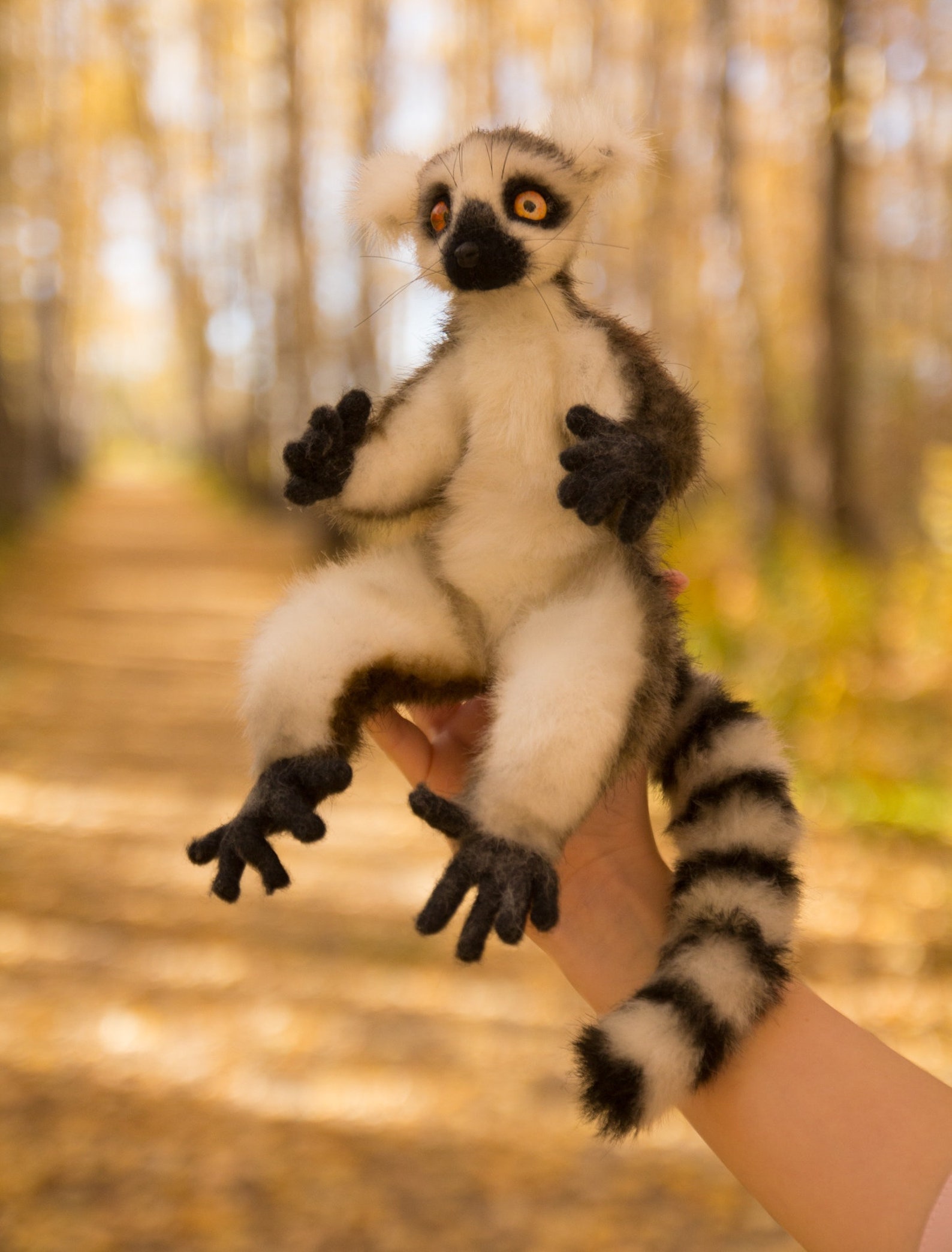 Realistic Soft & Plush Toy: Stuffed the Ring-tailed Lemur | Etsy