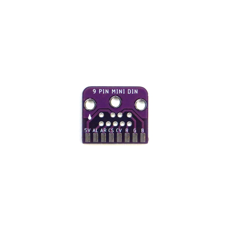 9-pin Mini DIN AV Connector Breakout PCB - Etsy