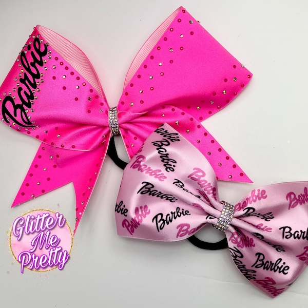 Hot Pink Cheer Bows - Etsy