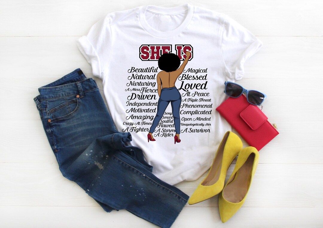 She IS Shirt| She is Beautiful| She is Blessed| She is Independent - Etsy