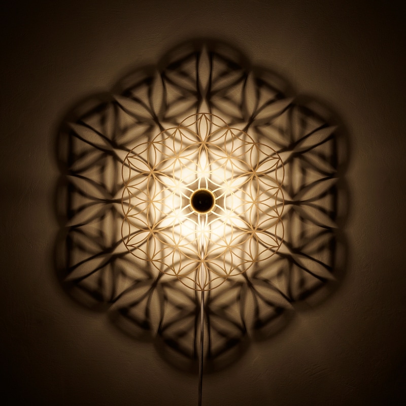 Sacred Geometry Lamp - Etsy