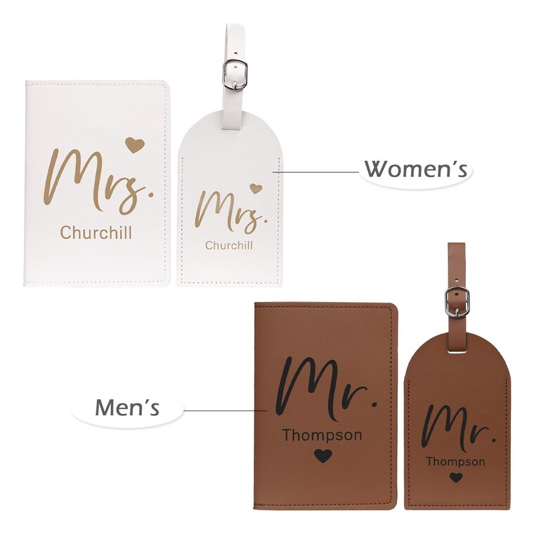 Personalized Luggage Tags, Custom Luggage Tag for Married Couples ...