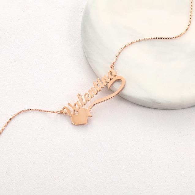 Name Necklace for Her Engraved Name Necklace Womens Name | Etsy