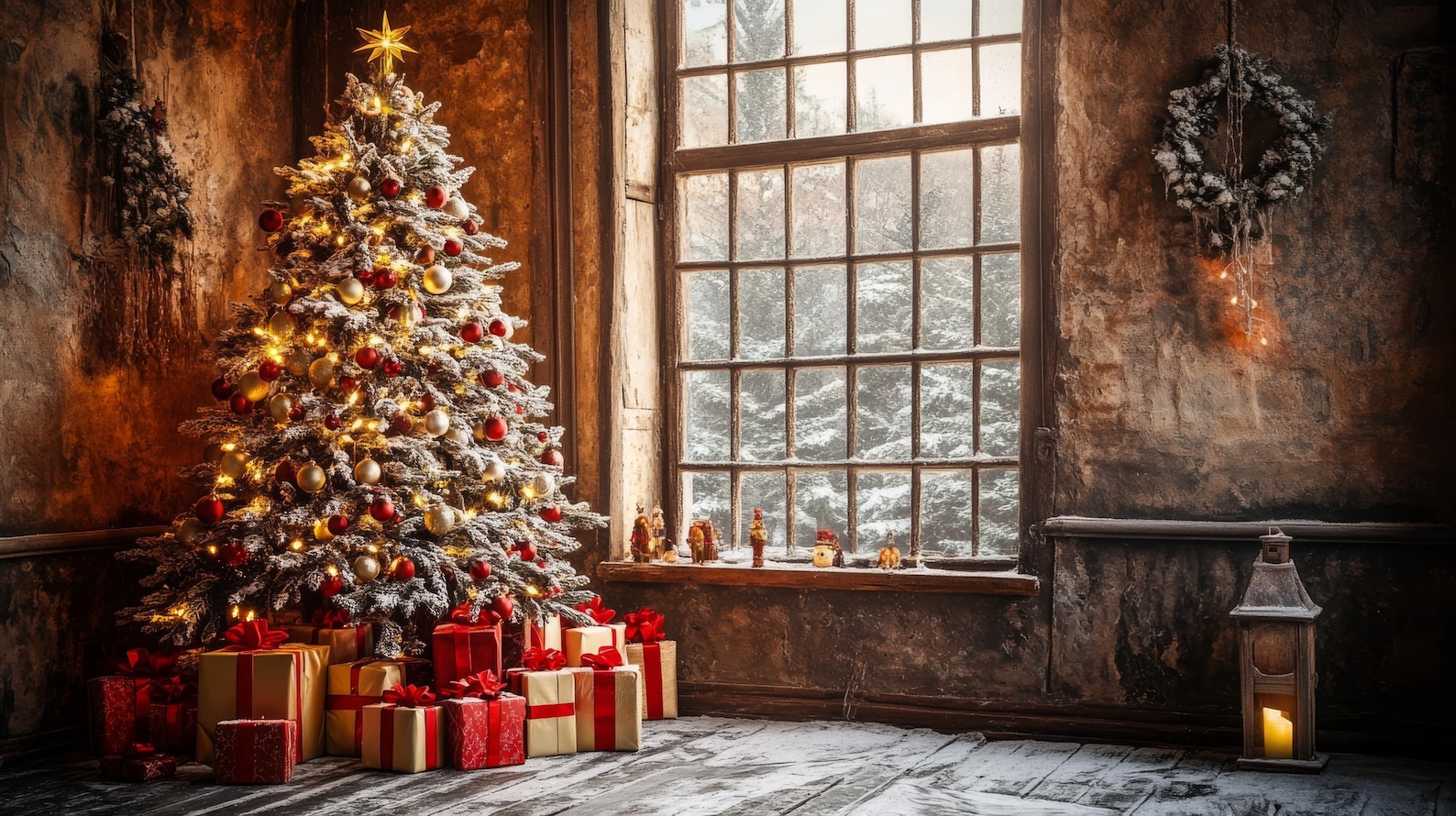 31 Free Christmas Digital Backdrop, Festive Christmas Background ...