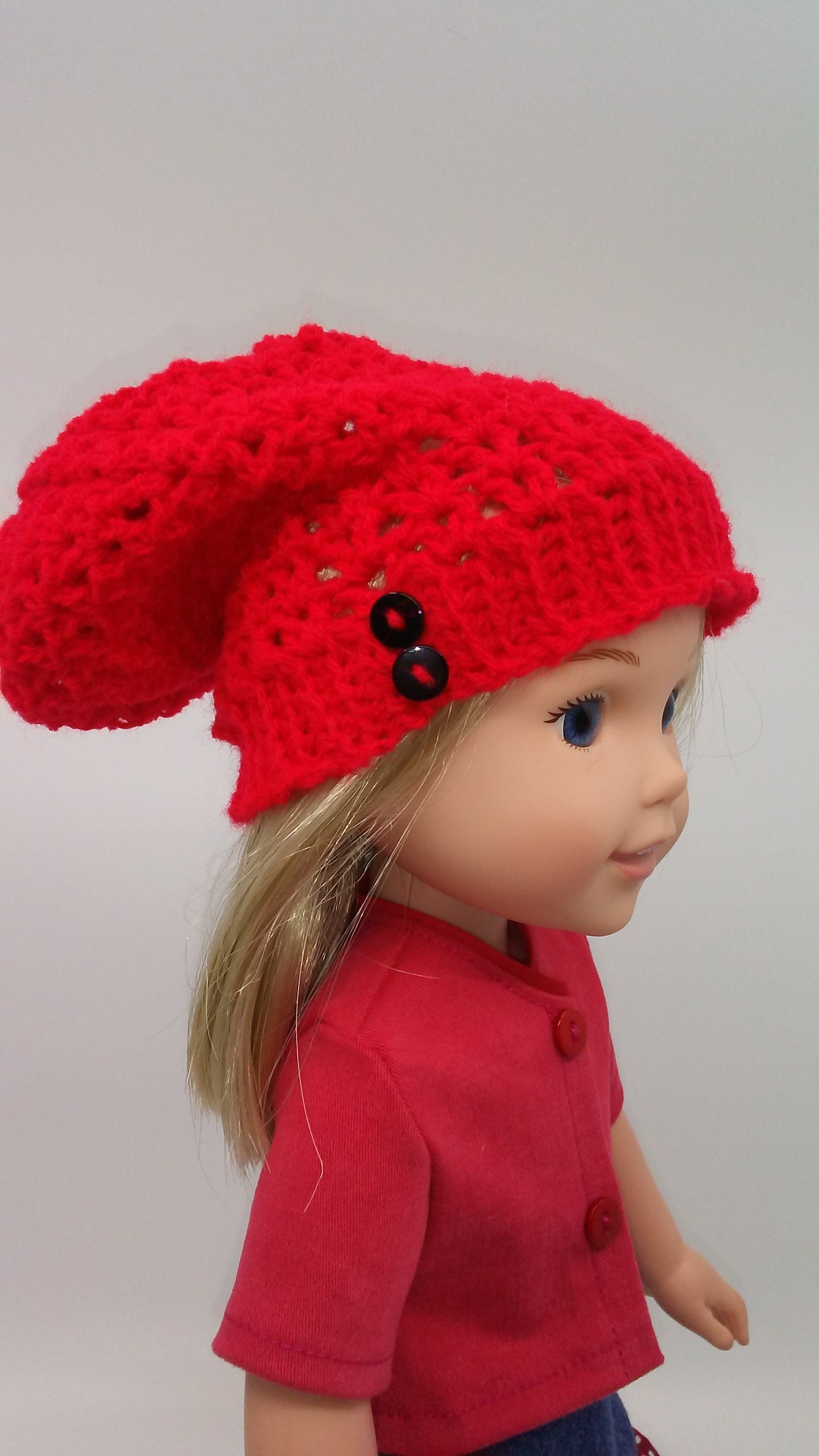 14.5 Inch Doll Hat Slouchy Beanies in Assorted Colors Fits | Etsy