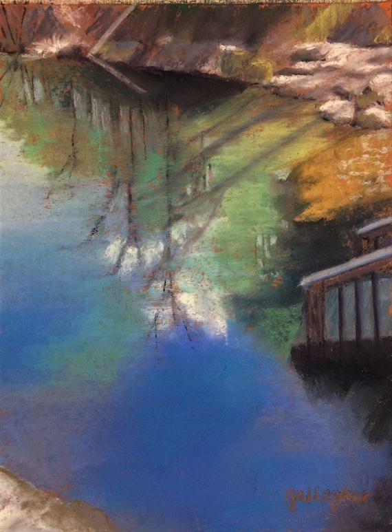 Reflections and Shadows Pastel Painting - Etsy