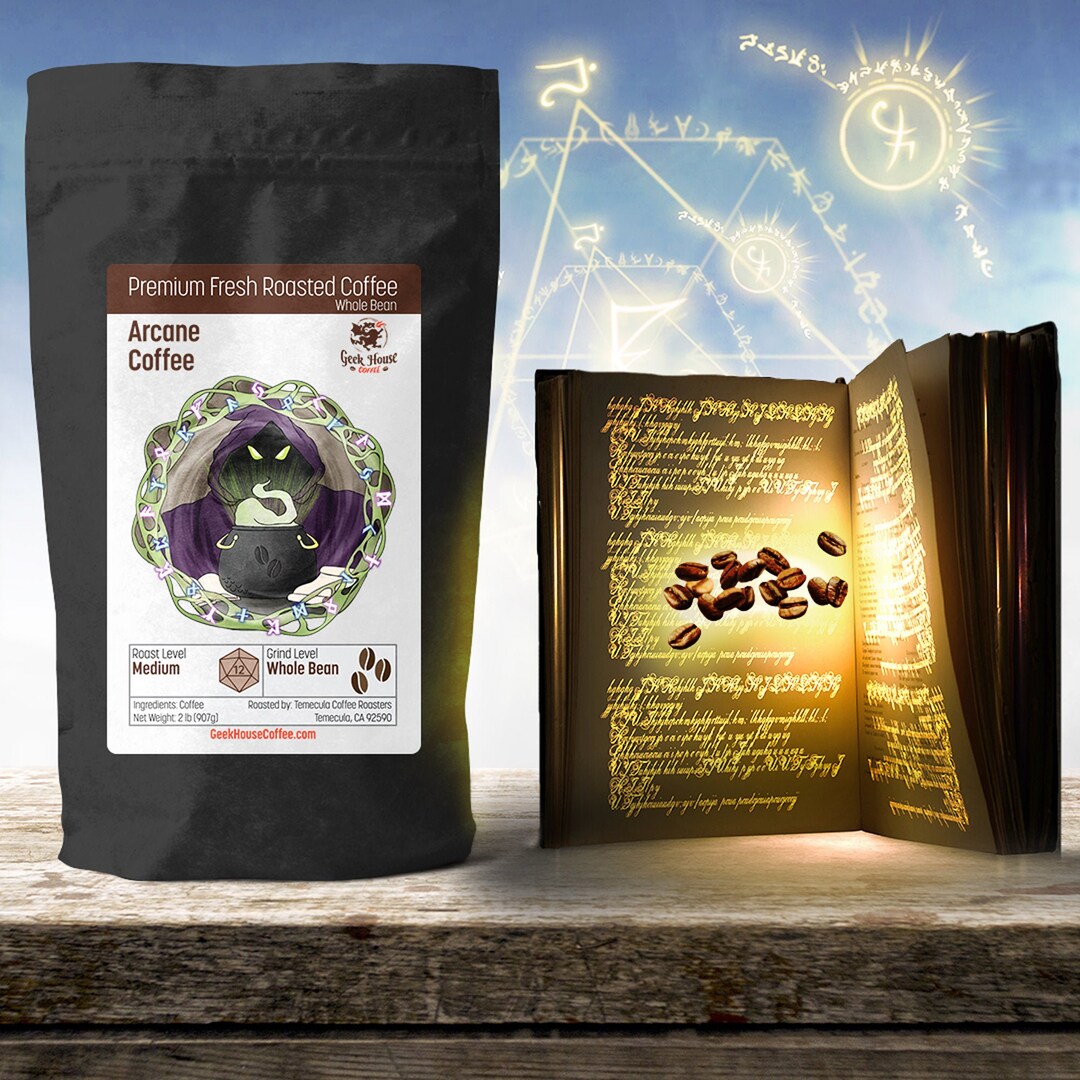 Arcane Coffee Fantasy Themed Premium Coffee - Etsy
