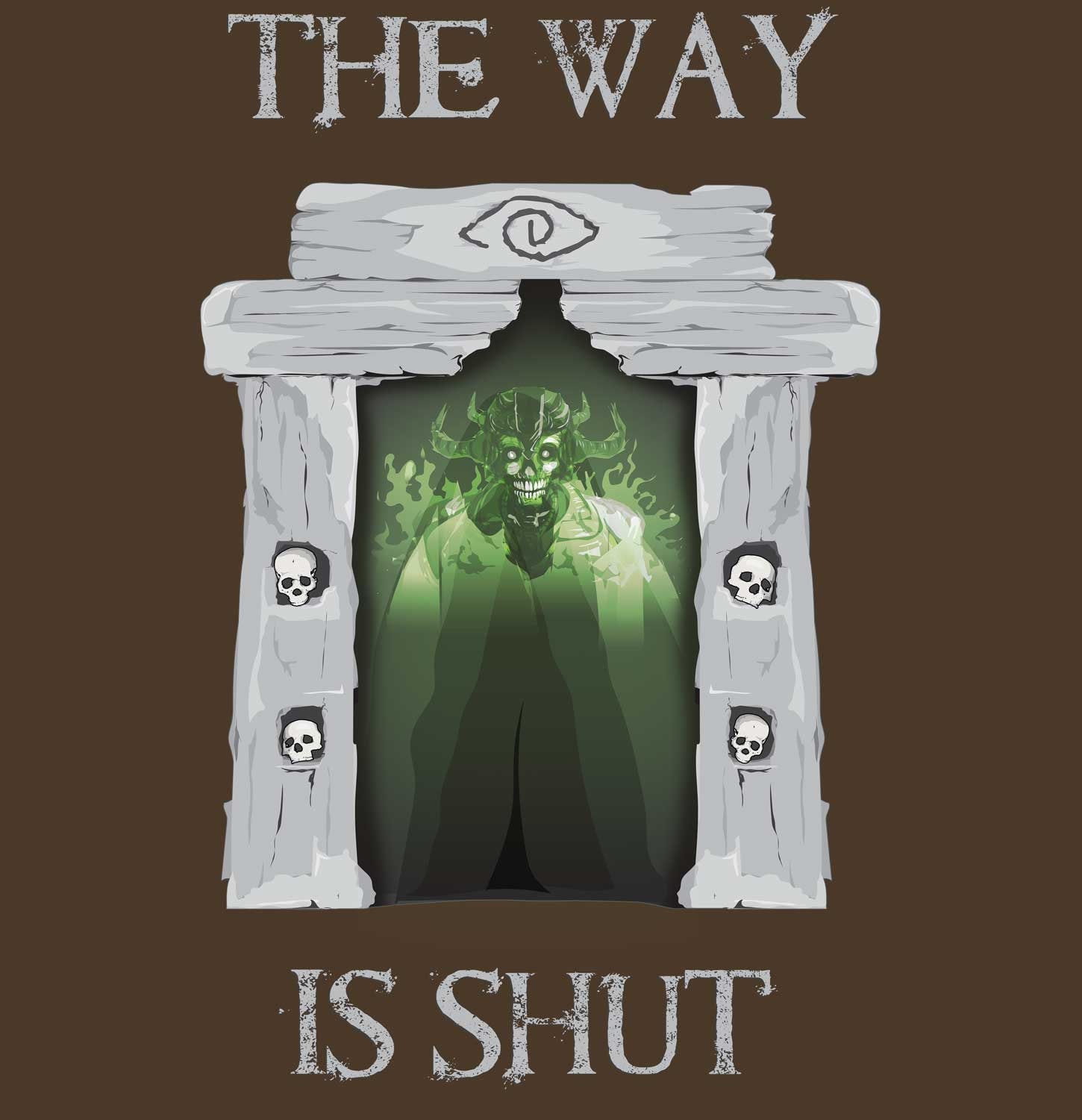 The Way is Shut Lord of the Rings Shirt - Etsy