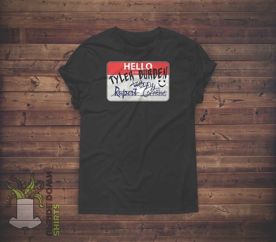 Hello My Name Is Fight Club Tyler Durden Project Mayhem and | Etsy