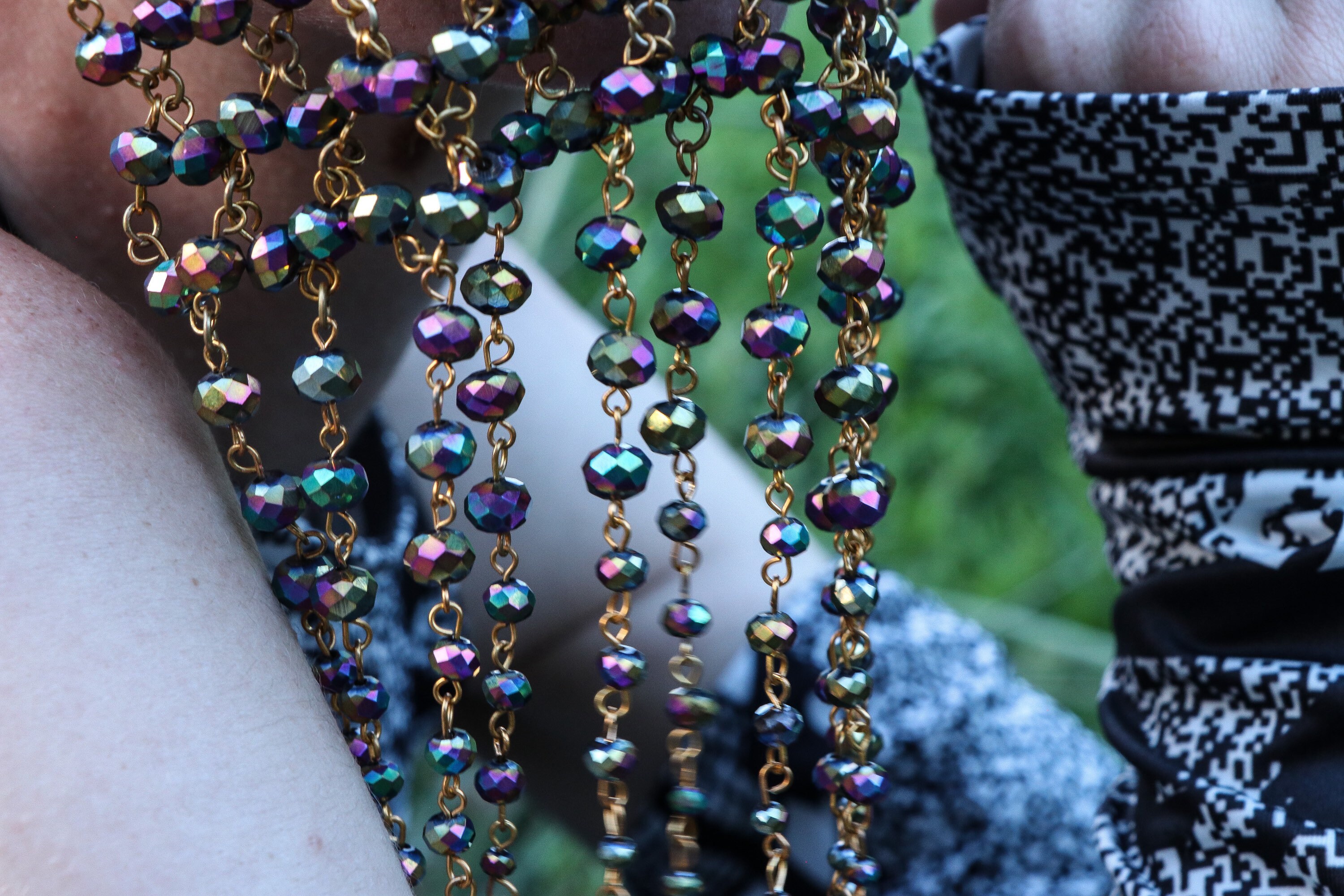 Faceted Glass Face Veil - Etsy