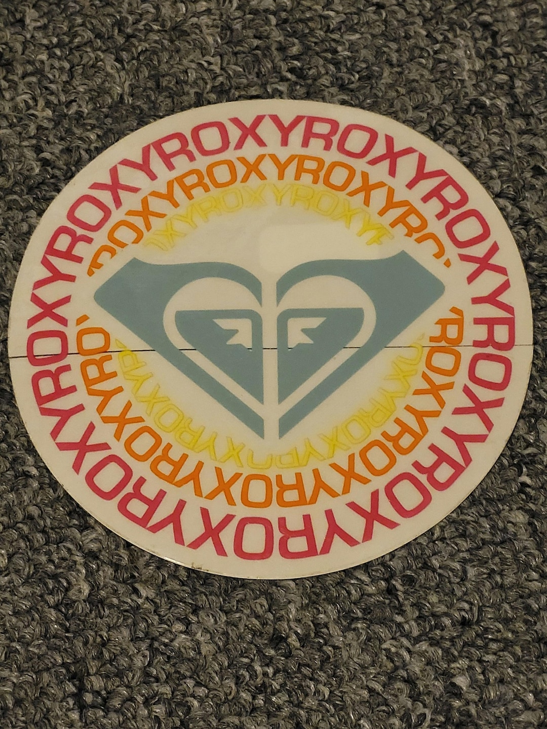 VTG Retro 1990's Roxy Large Sticker Skateboarding Skate - Etsy