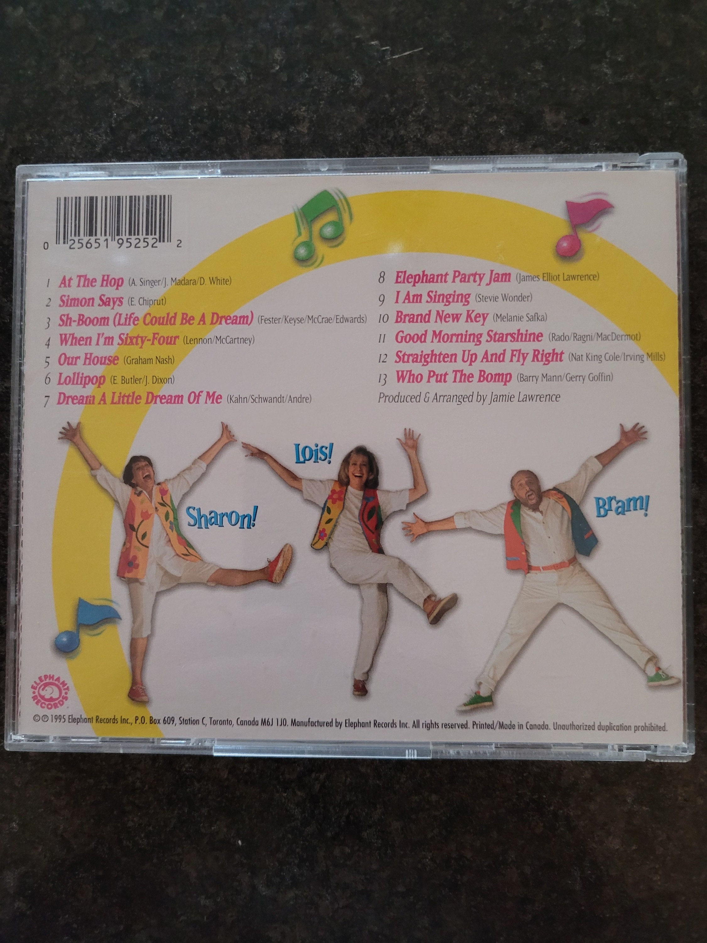 VTG Retro CD Sharon Lois and Bram Let's Dance 1995 RARE - Etsy Canada