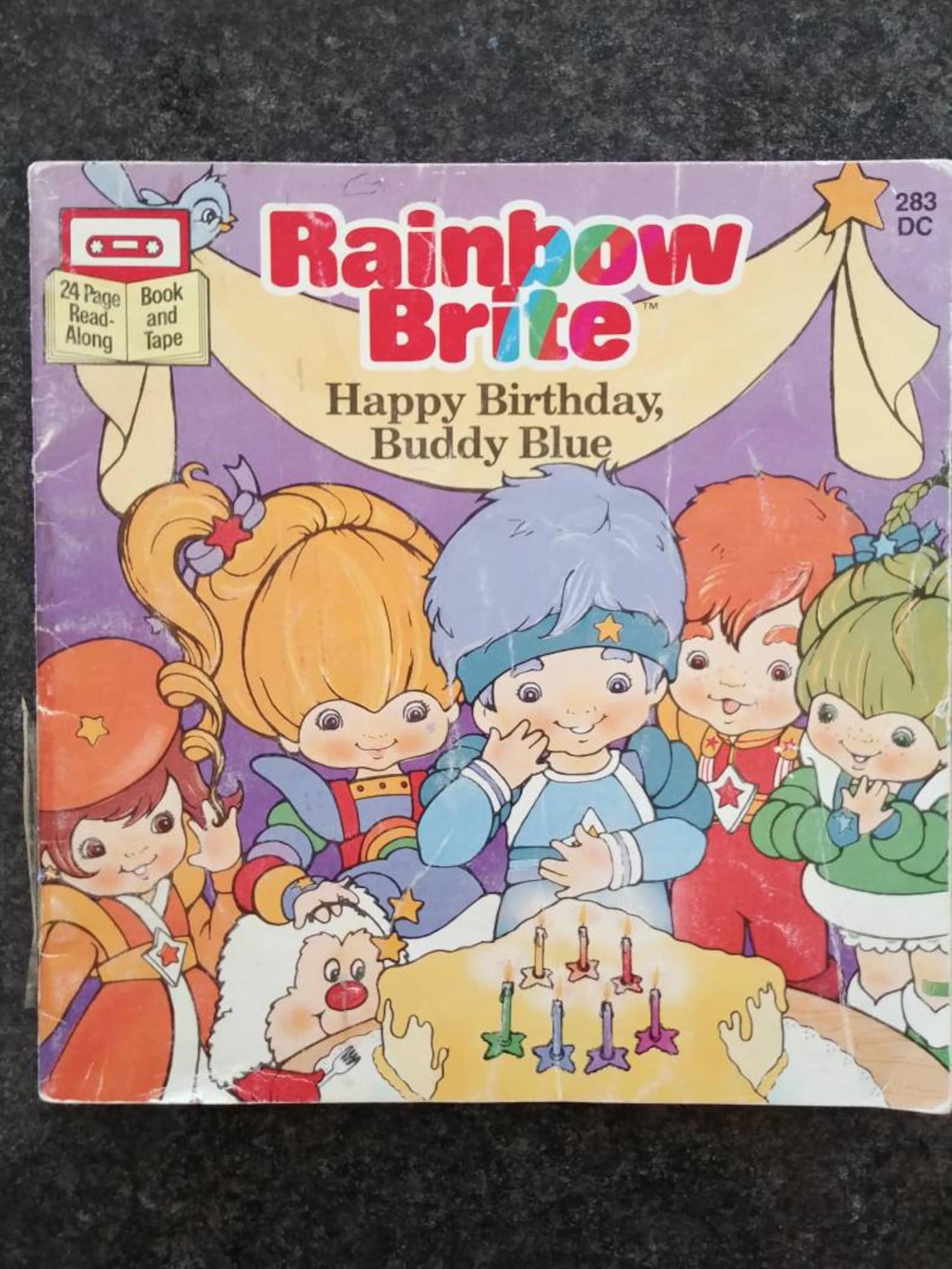 Rare Rainbow Brite Happy Birthday Buddy Blue 1984 Read Along | Etsy