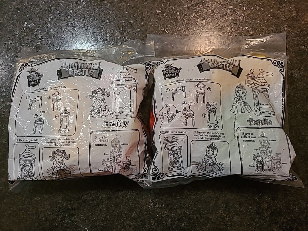 Jollibee Jolly Kiddie Meal Jollitown Castle Set Hetty and Twirlie New ...