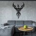 Phoenix Metal Wall Art, Metal Wall Sign, Metal Wall Hanging, Anka Wall ...
