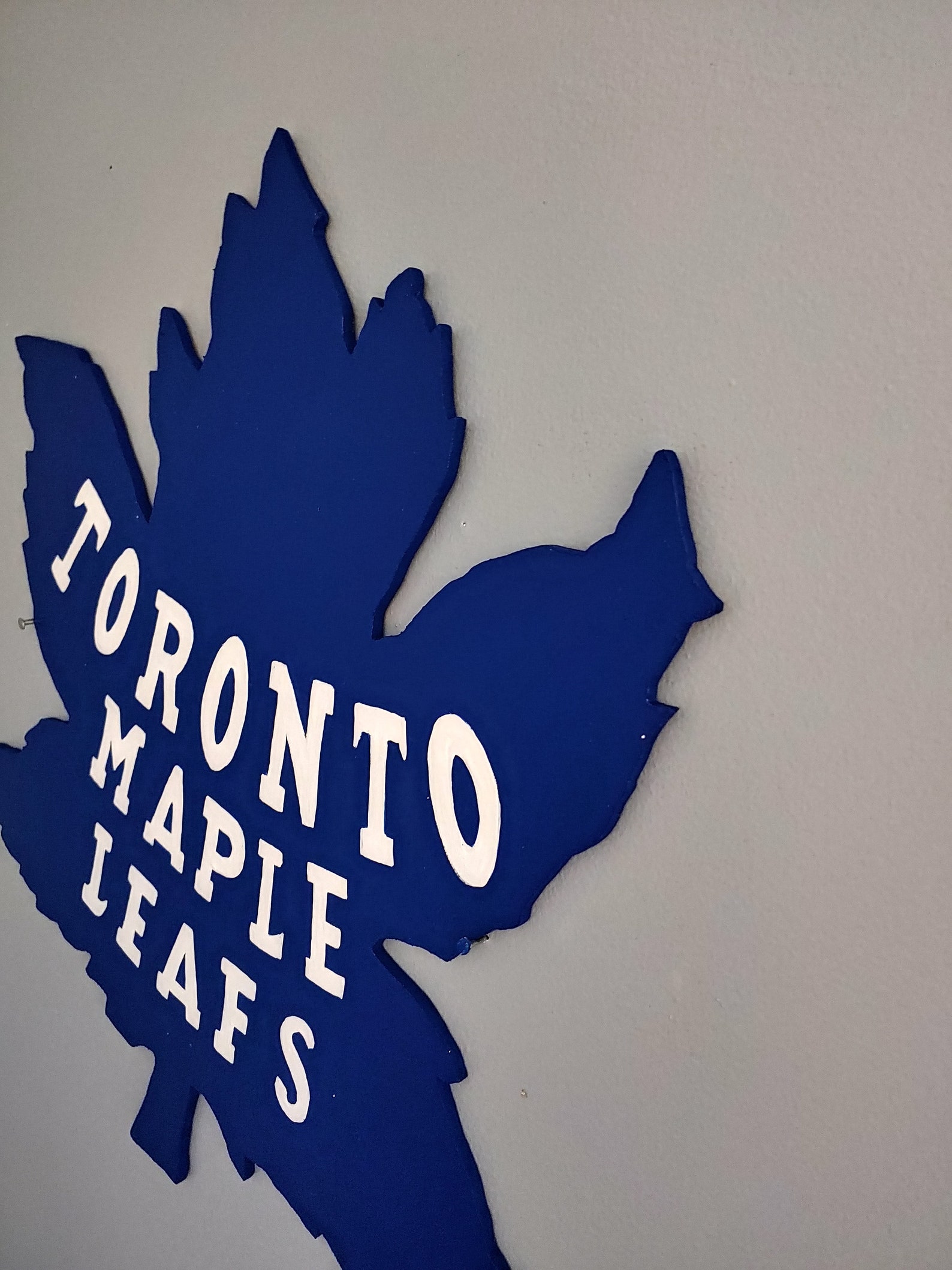 Toronto Maple Leafs Logo Sports Sign Raptors Hockey - Etsy