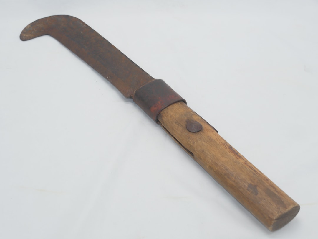 Old Vintage Antique Billhook Brush Axe Hatchet Hook Slasher Pruning ...