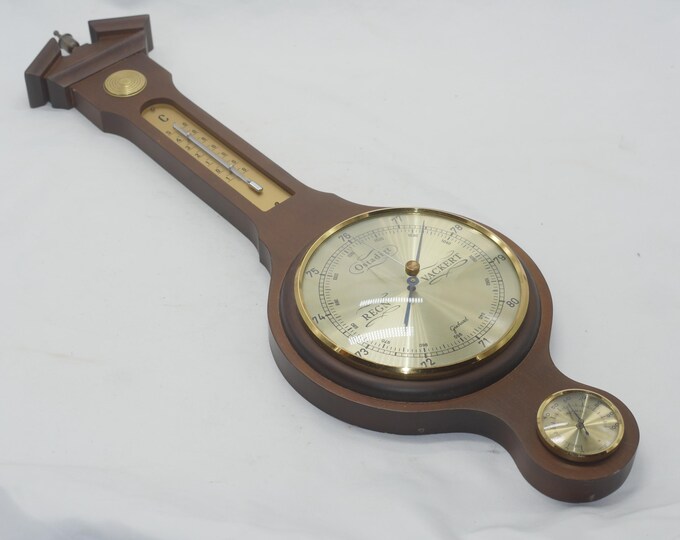 Vintage Large Gischard Barometer, Hydrometer and Thermometer - Meteo ...