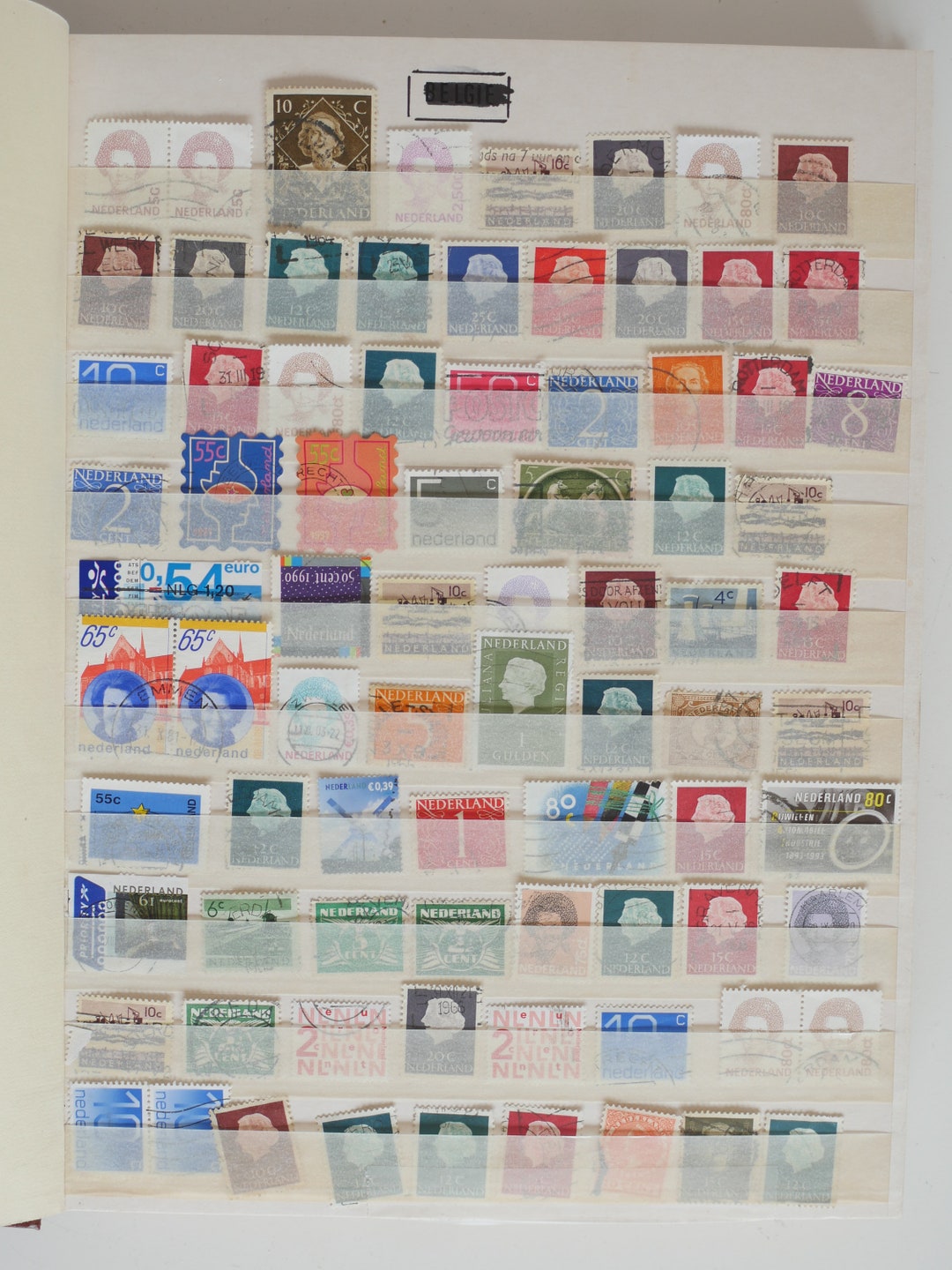 Vintage Dutch Netherlands Stamp Collection Album - 2400+ Stamps, Nr 778 ...