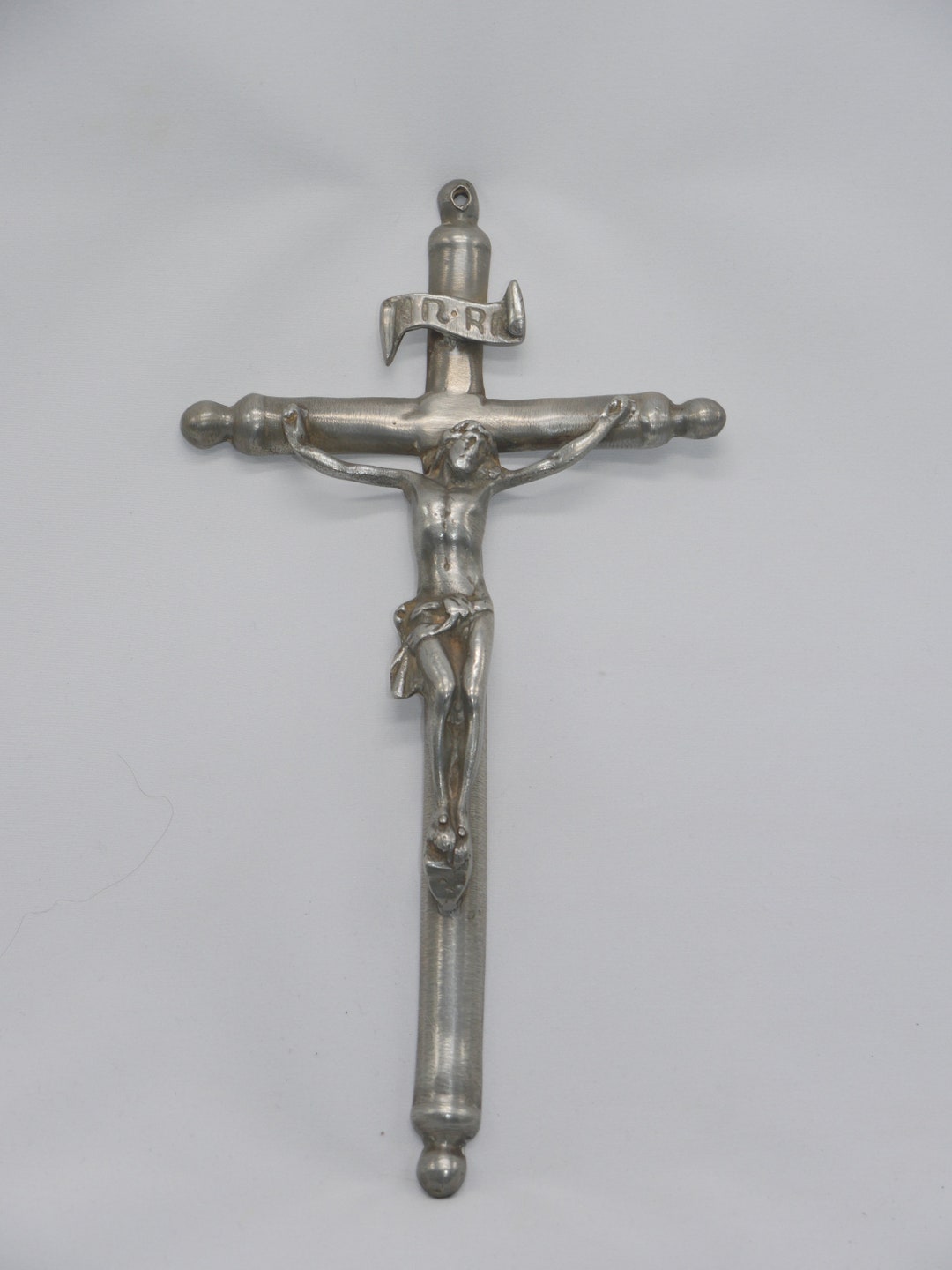 Antique Pewter Jesus Christ Crucifix – Dutch or German Cross, Lot Nr ...