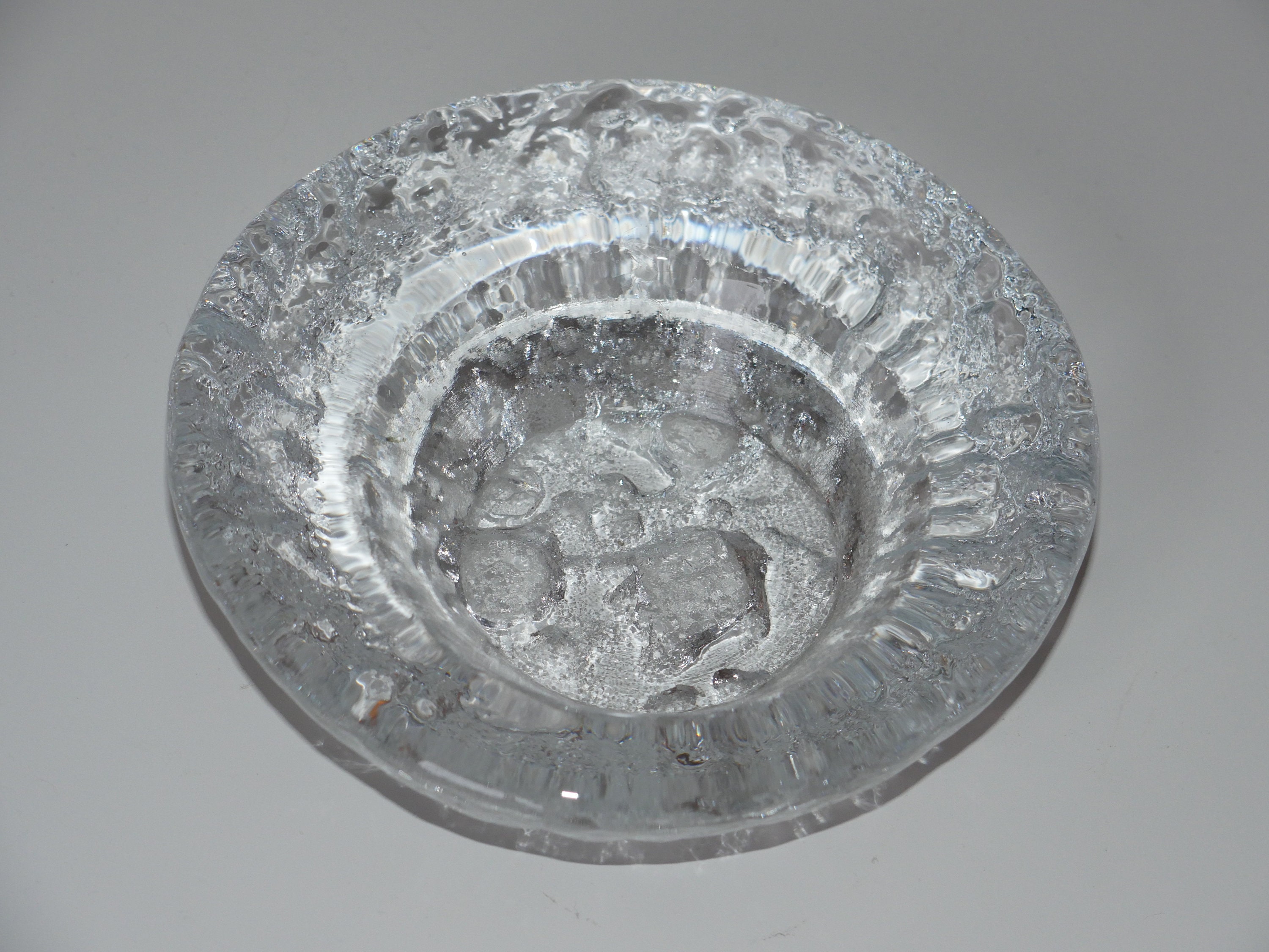 Lot Nr 782 Vintage Branded Pukeberg Crystal Bowl Candle Holder - Etsy