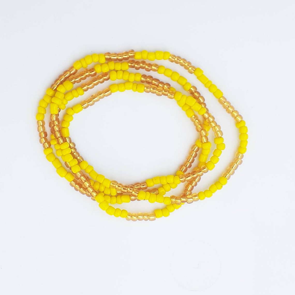 Eleke Collar de santeria Ochun Orisha Oshun Oshun Beaded | Etsy