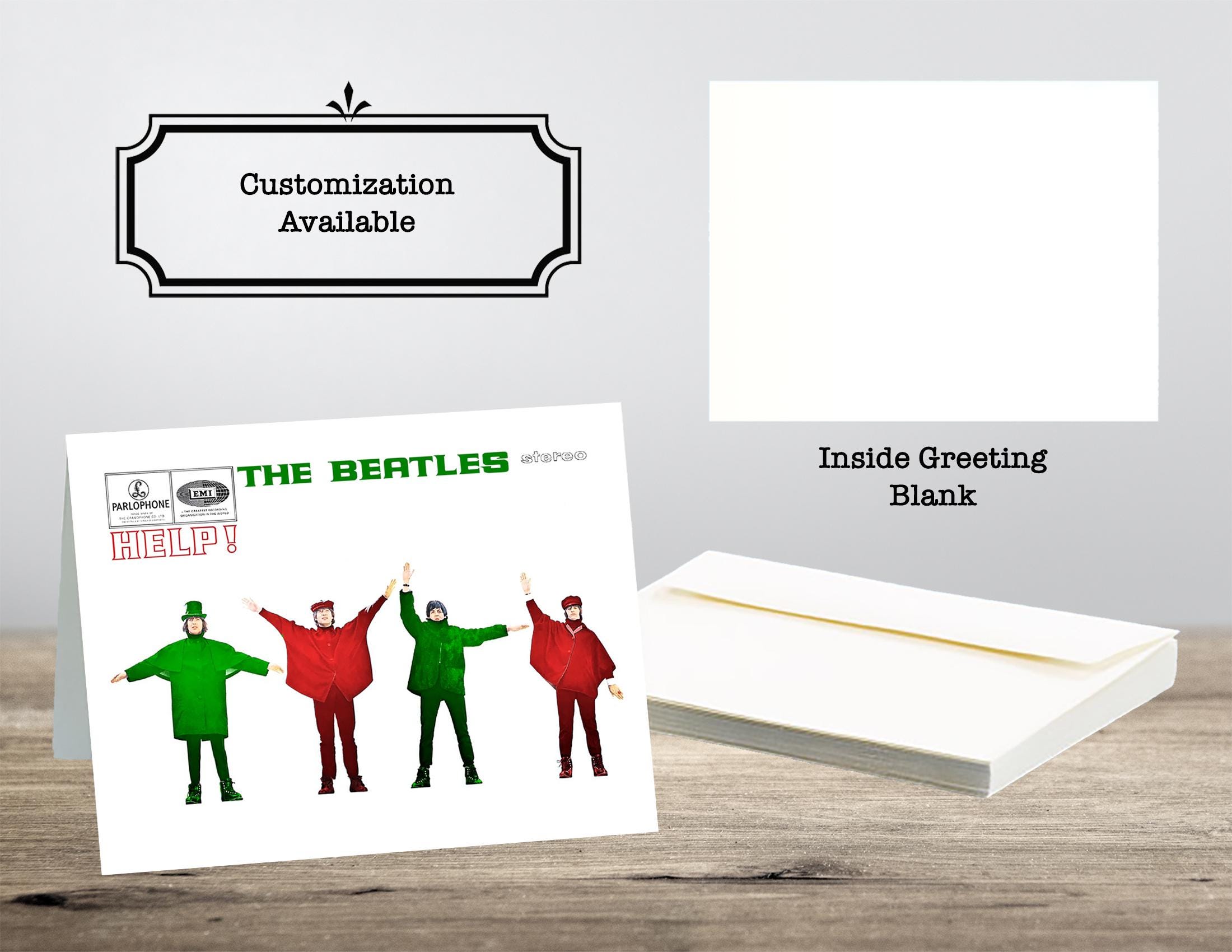 Fab Four Variety Pack of Beatles Album Cover Christmas Cards: John ...