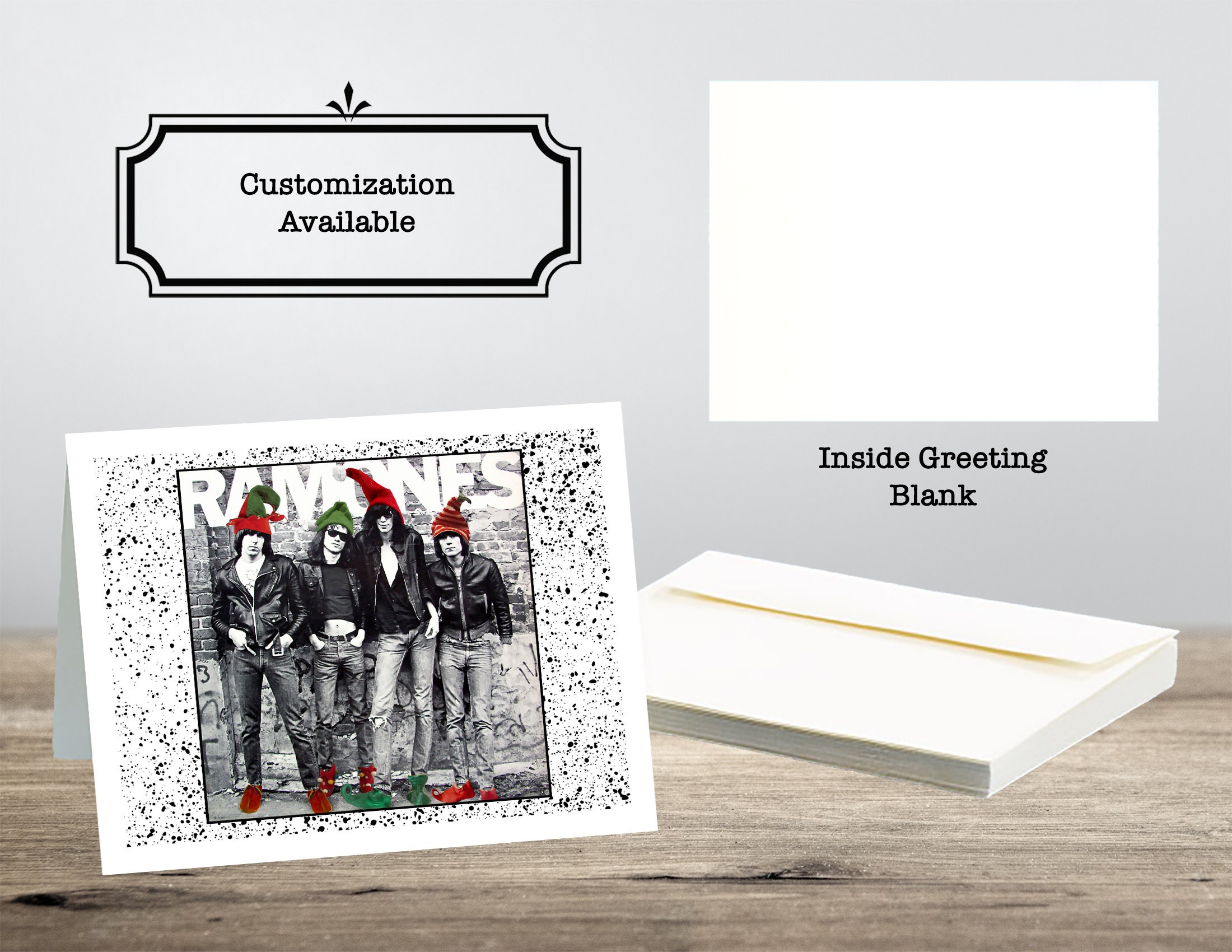 Ramones Christmas Card: Punk Rock Holiday Greeting - Etsy