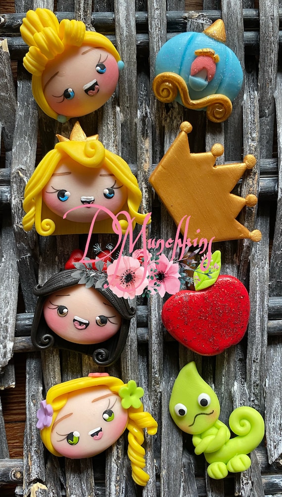 Princess inspired clay set Princess Clay bow clay bow | Etsy