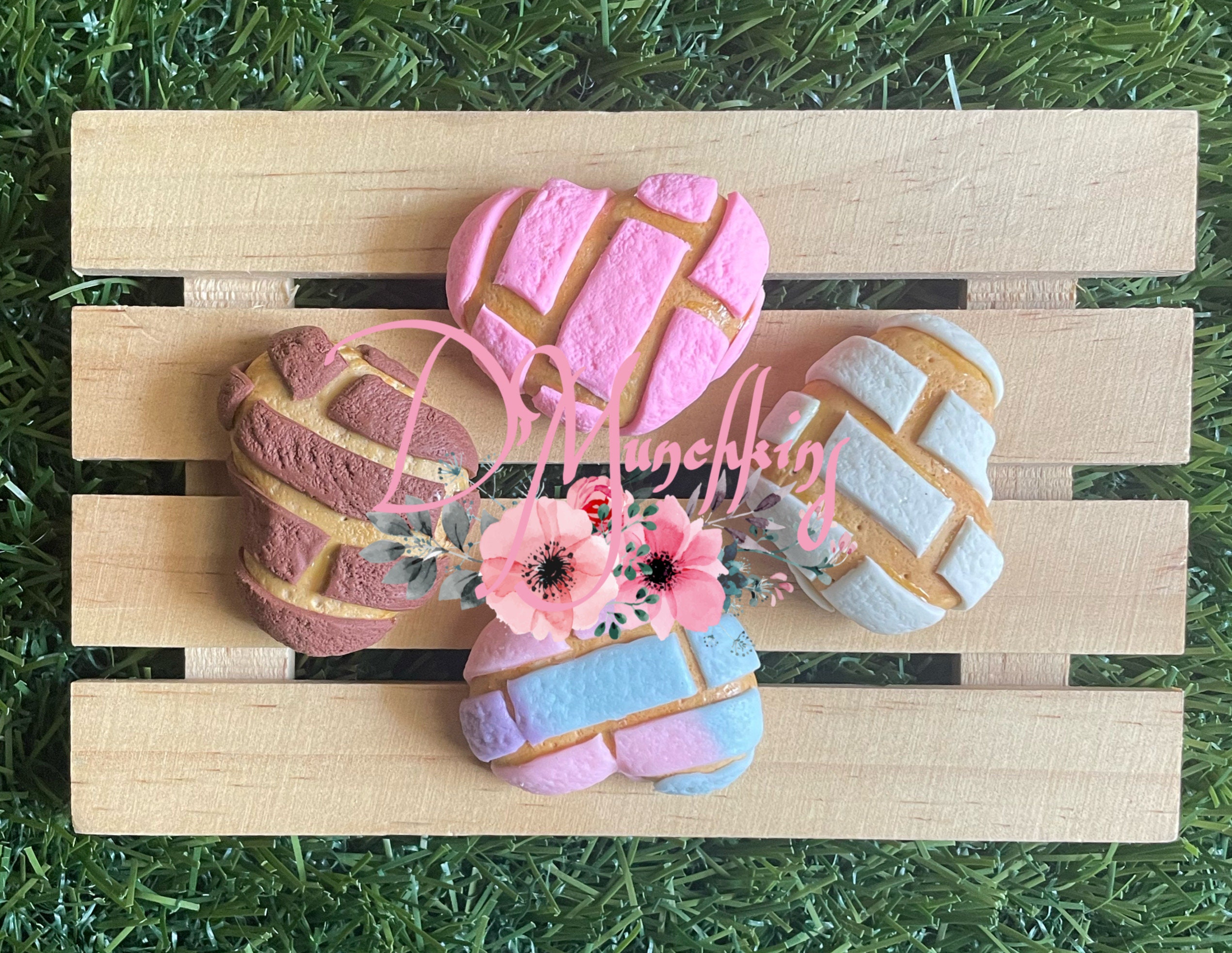 Heart Conchas Mexican Pan Dulce Bow Clay Center Pice Bow - Etsy