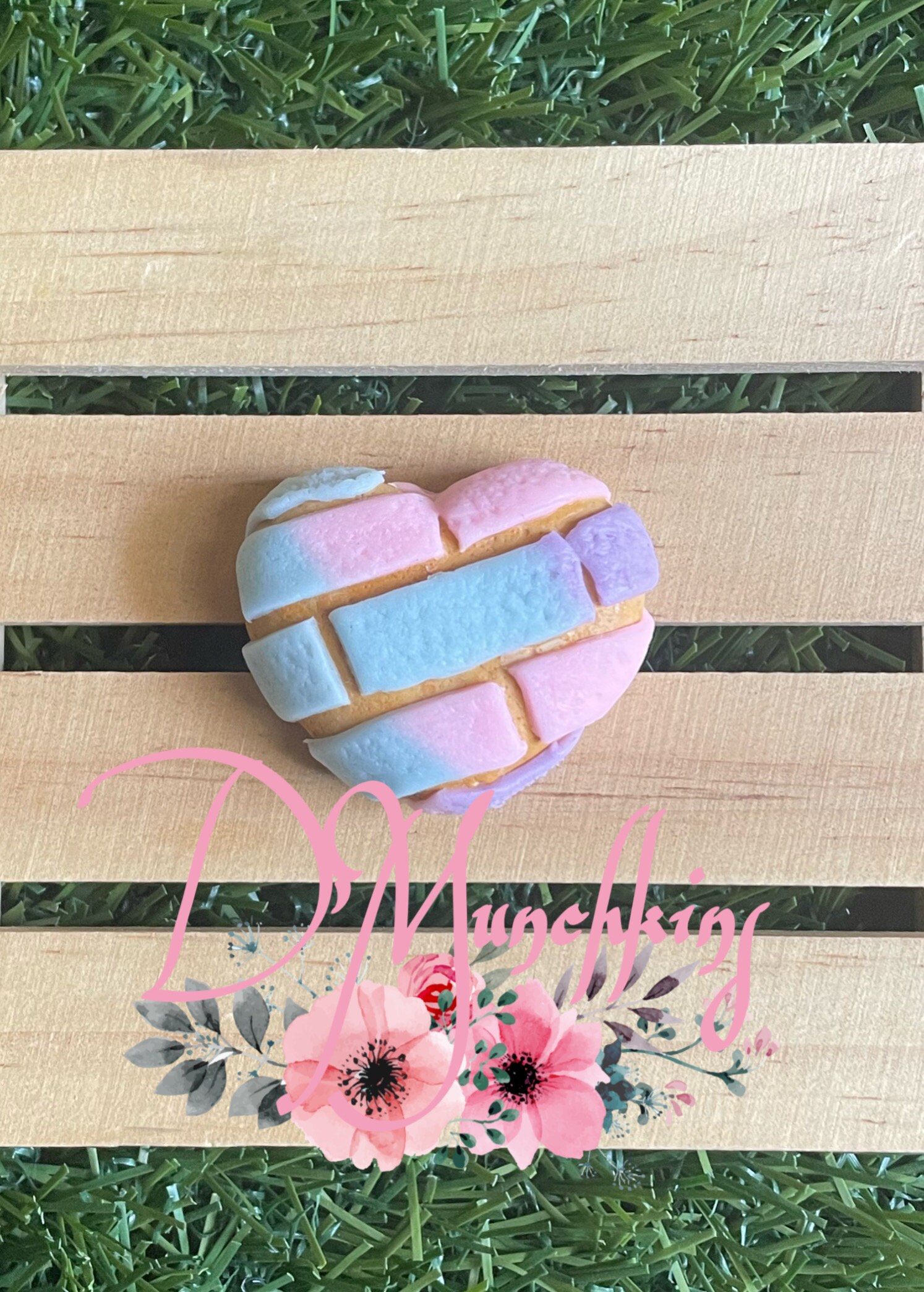 Heart Conchas Mexican Pan Dulce Bow Clay Center Pice Bow - Etsy