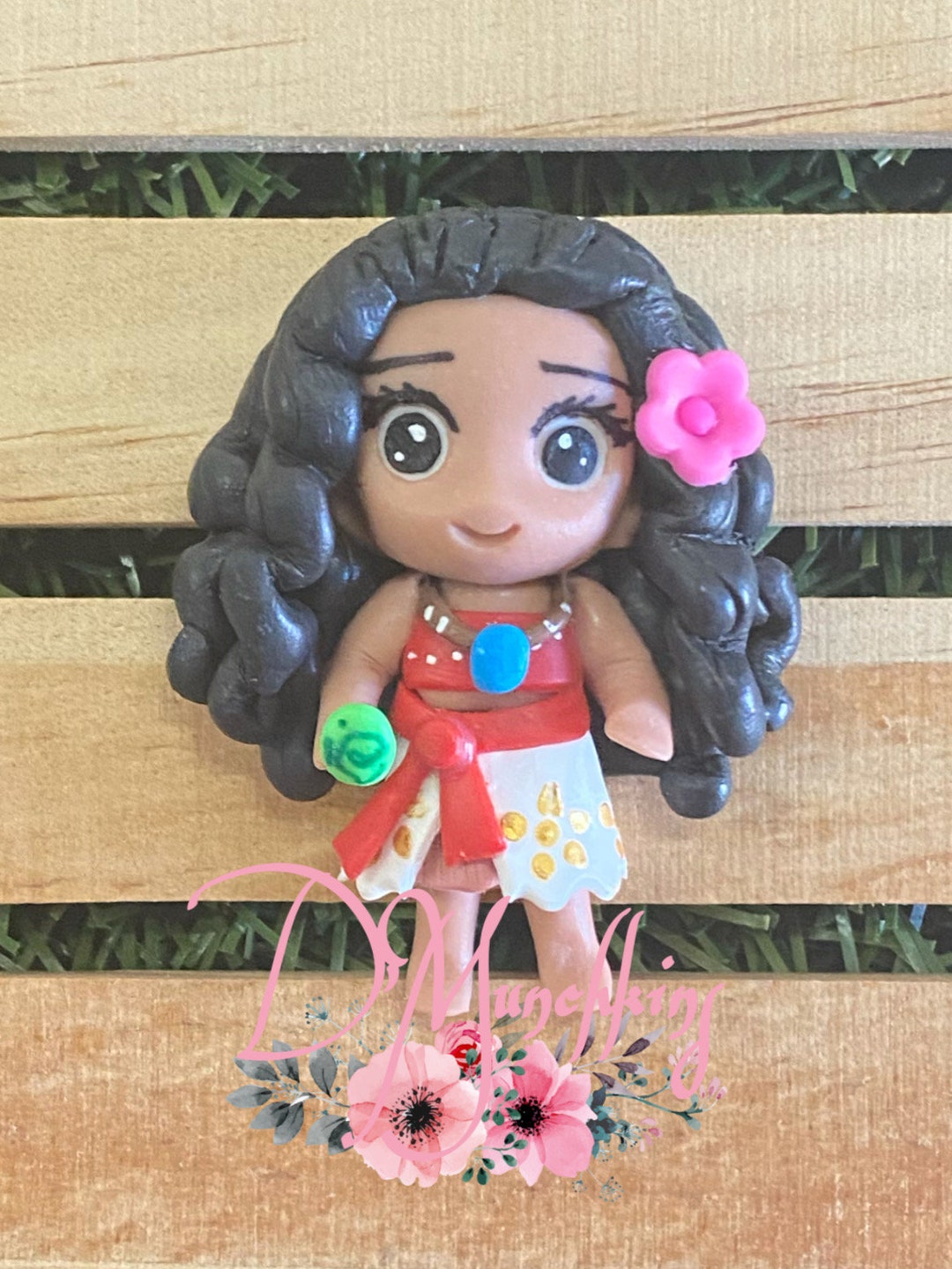 Moana Inspired, Princes Inspired, Bow Clay, Bow Embellishment, Bow ...