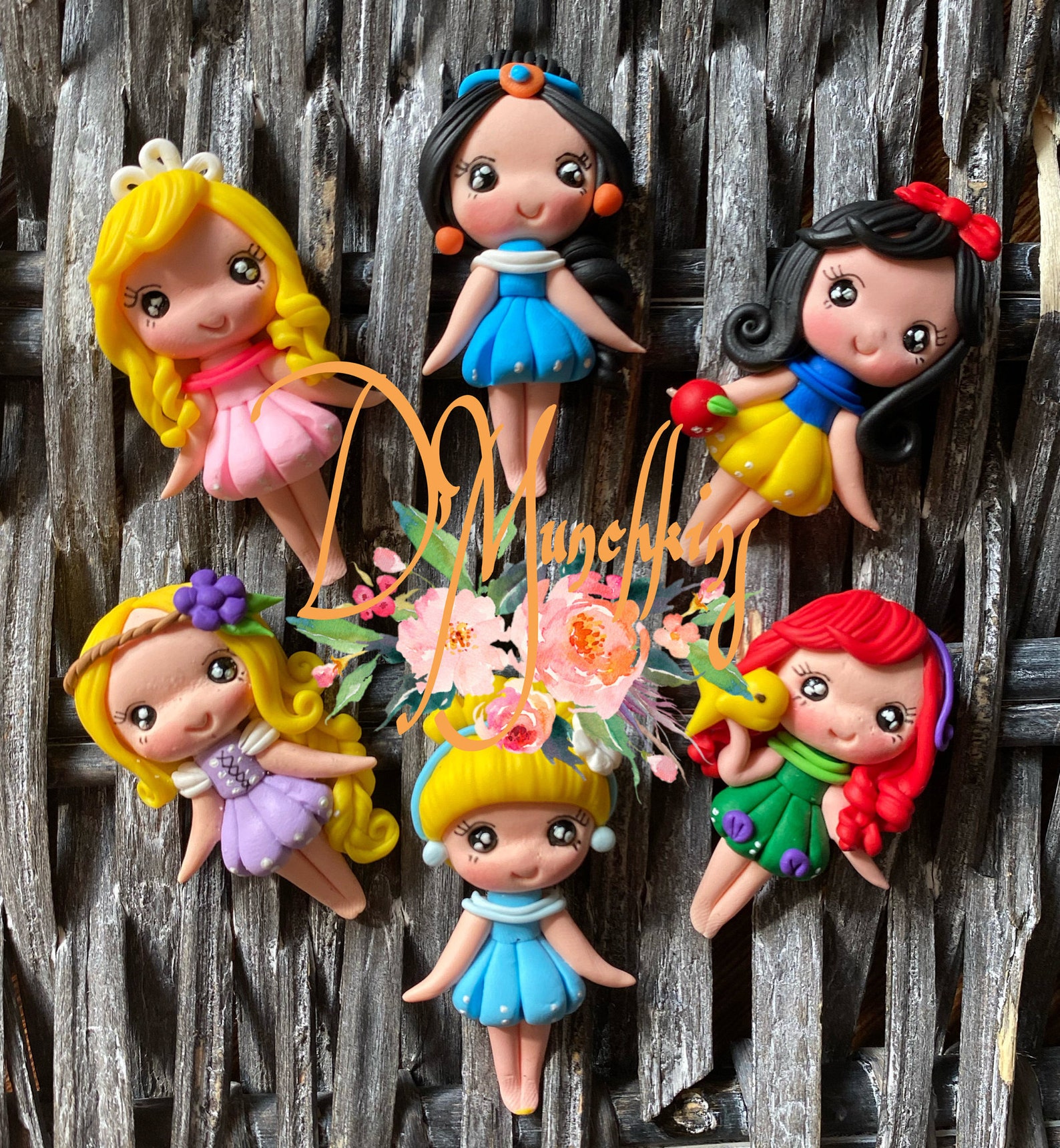 Princesses Inspired Clay Bow Clays Bow Center Piece Bow - Etsy