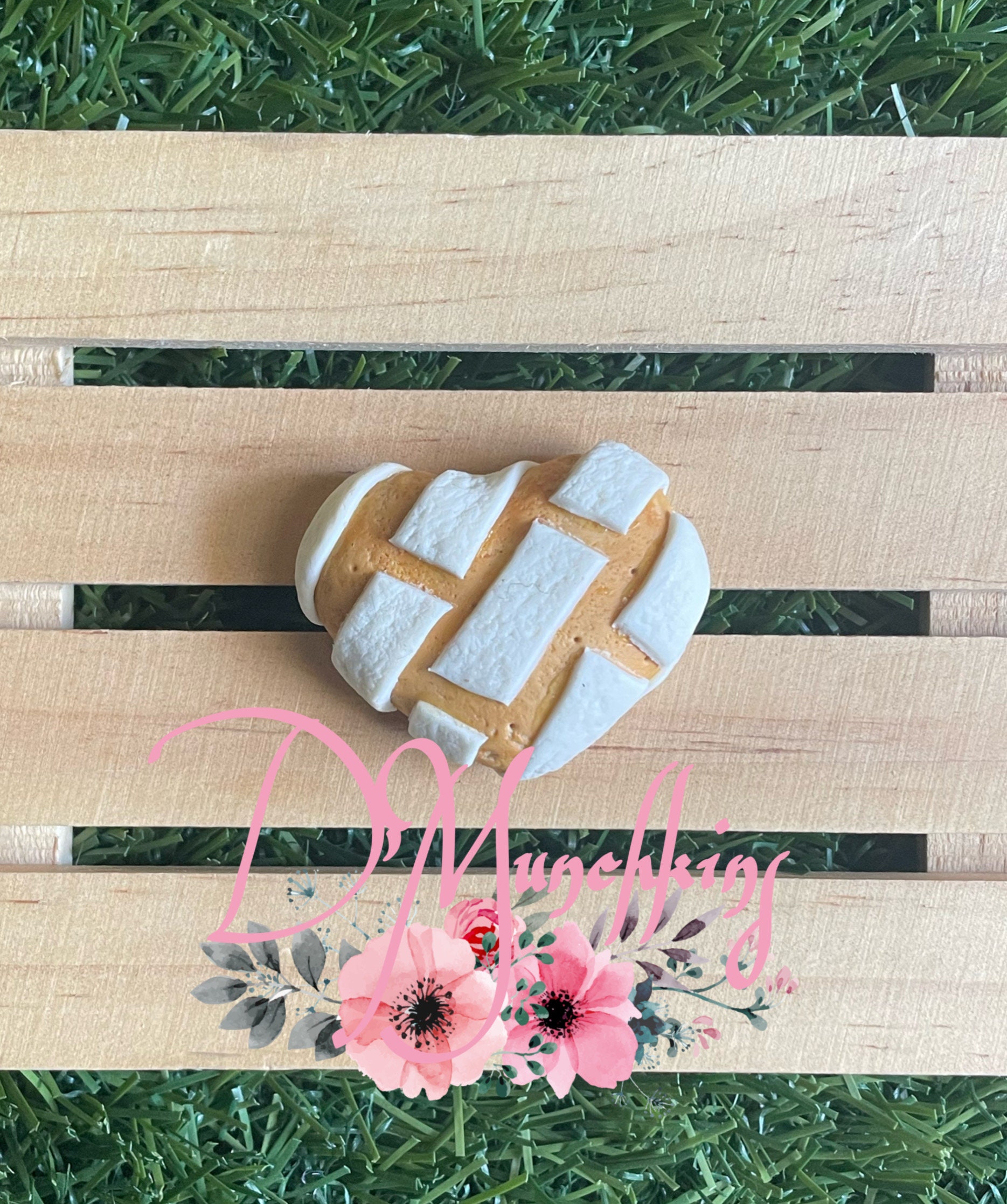 Heart Conchas Mexican Pan Dulce Bow Clay Center Pice Bow - Etsy