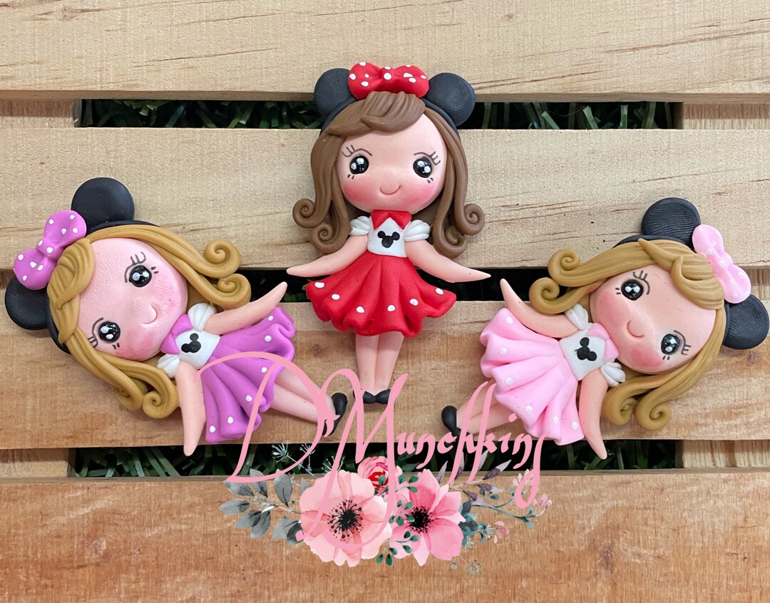 Doll Clay, Bow Clay, Bow Center Pice, Bow Embellishment, Flat Back Clay ...