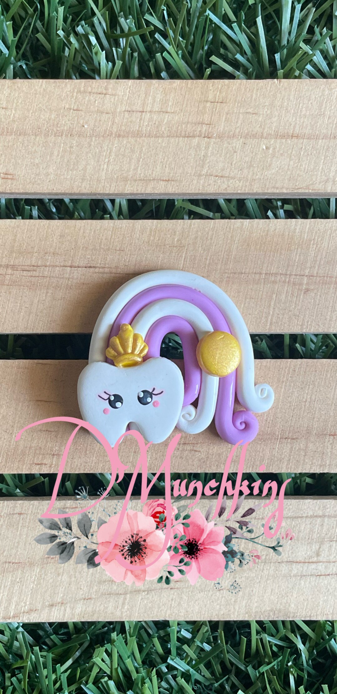 Tooth Fairy Clay, Rainbow Clay, Bow Clay, Bow Embellishment, Bow Center ...