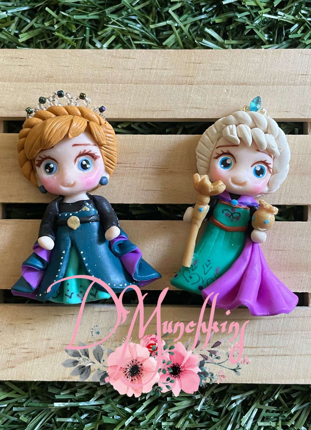 Winter Princes Clay, Princess Inspired, Bow Clay, Bow Center Piece, Bow ...