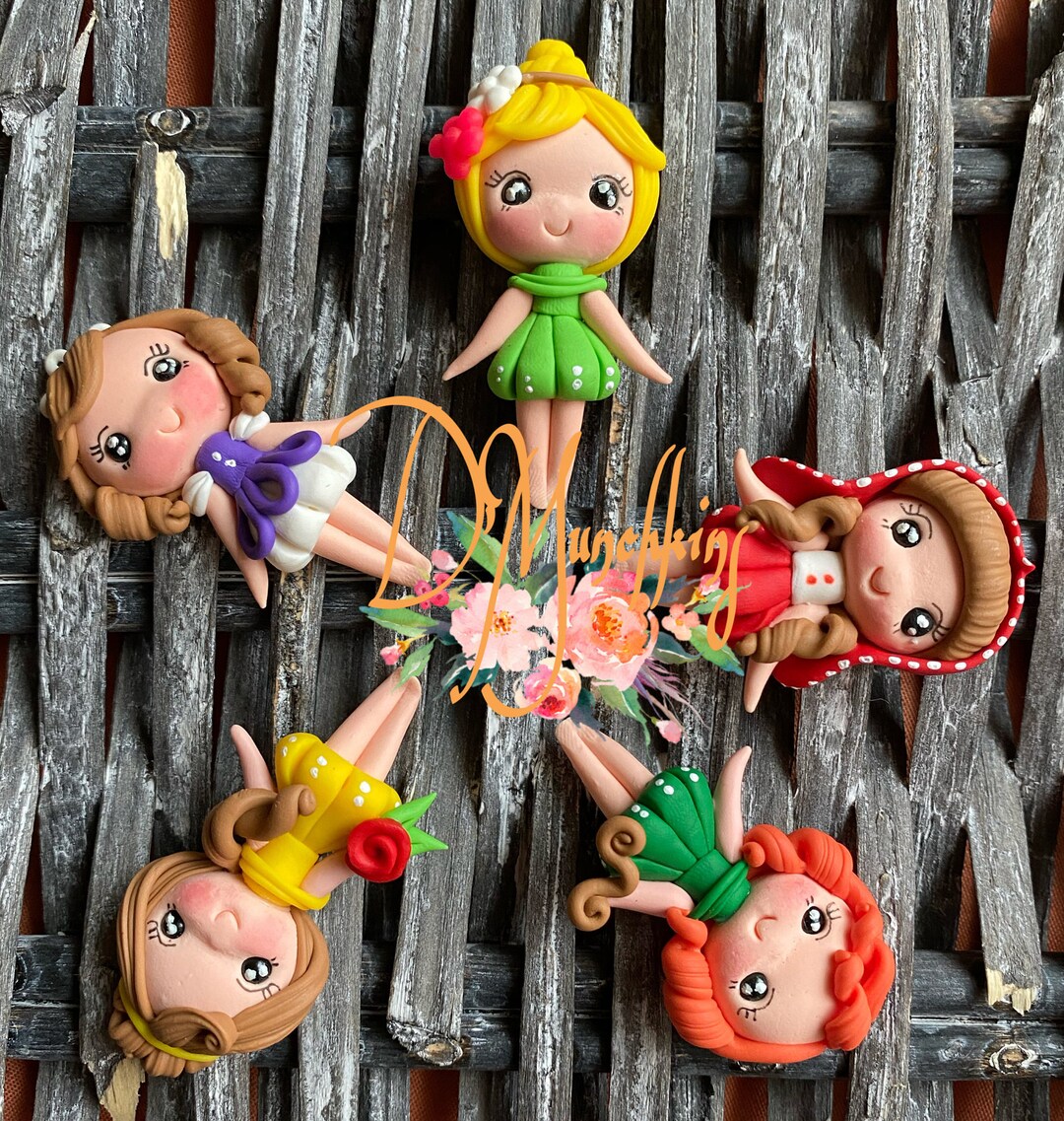 Princess Inspired Clays, Bow Clays, Bow Canter Piece, Bow Embellishment ...