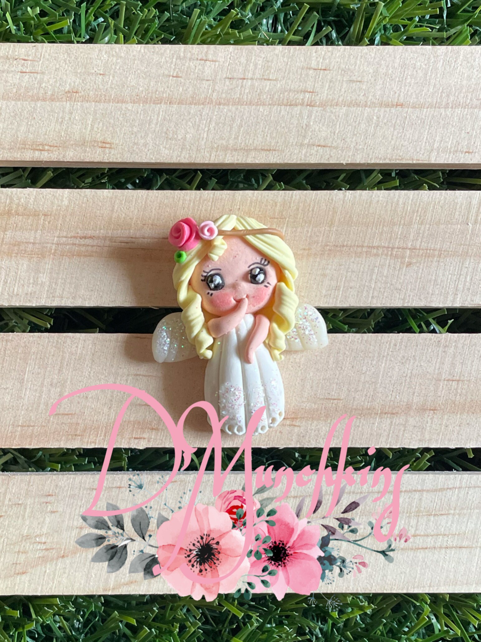 Angel Clay Fist Communion Clay Fool Clay Hair Bow Clay Bow - Etsy