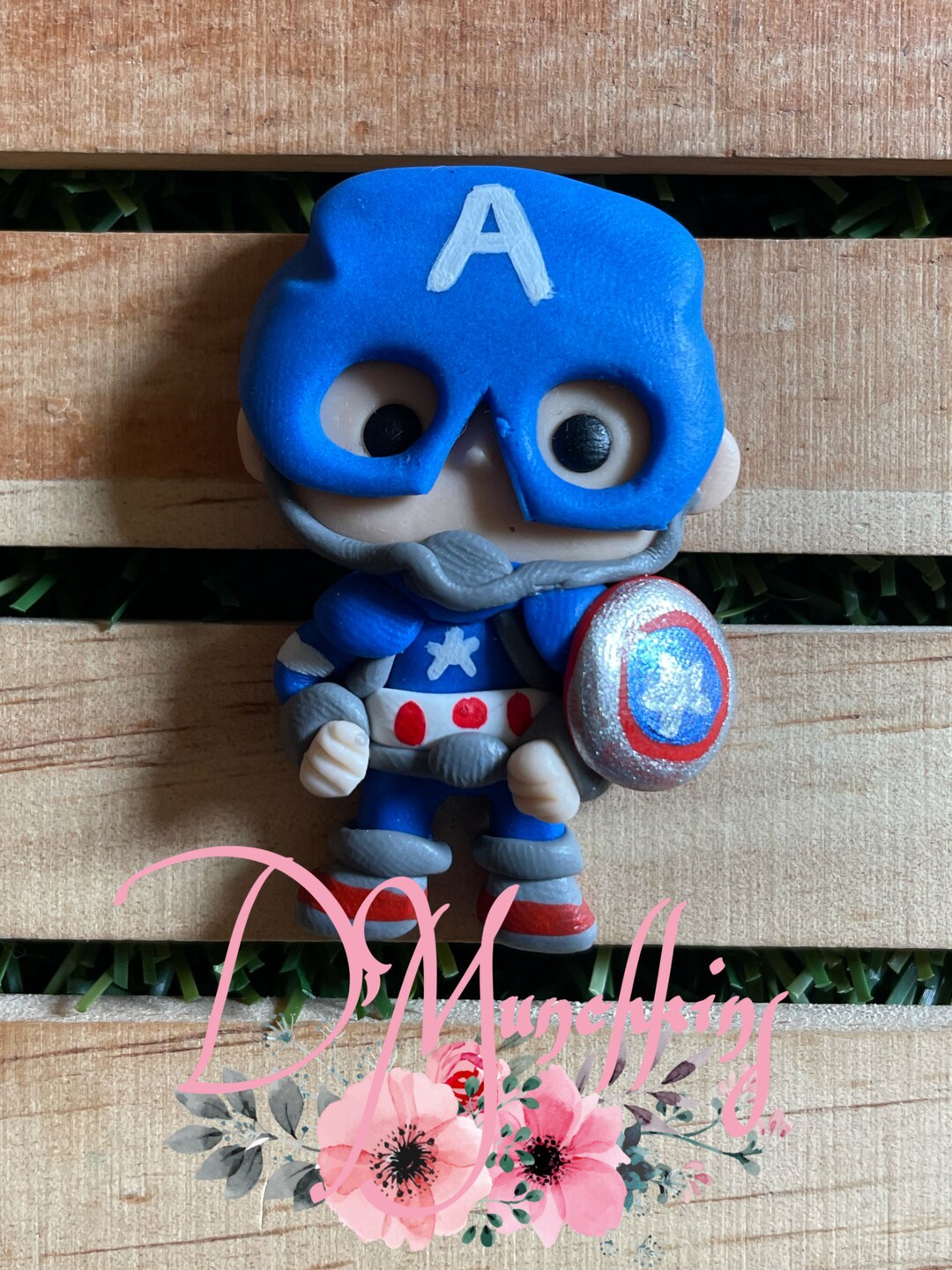 Super Hero Clay, Bow Clay, Bow Center Pice, Bow Embellishment, Flat ...