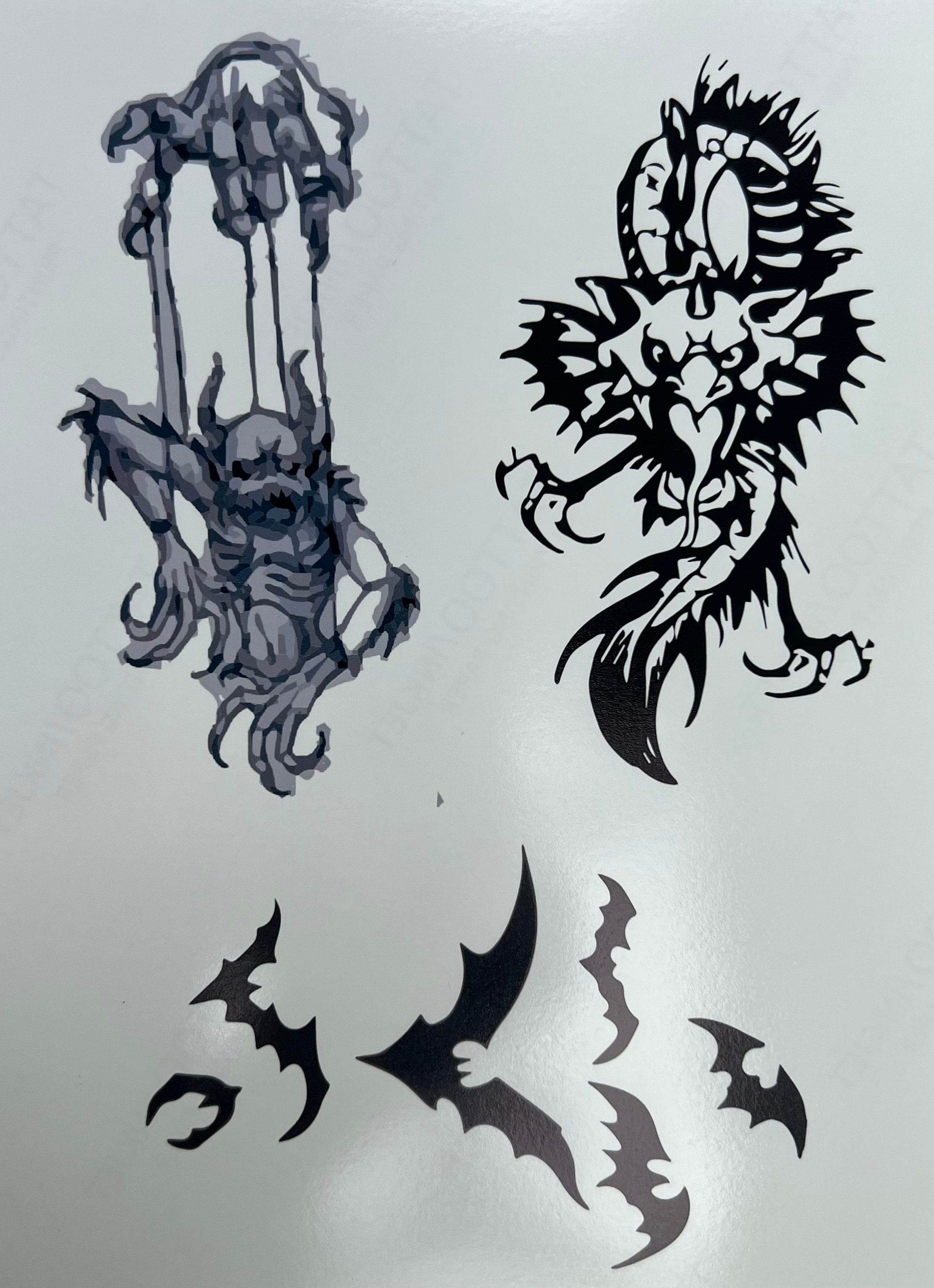 Printable ST Eddie Tattoos PDF Download - Etsy
