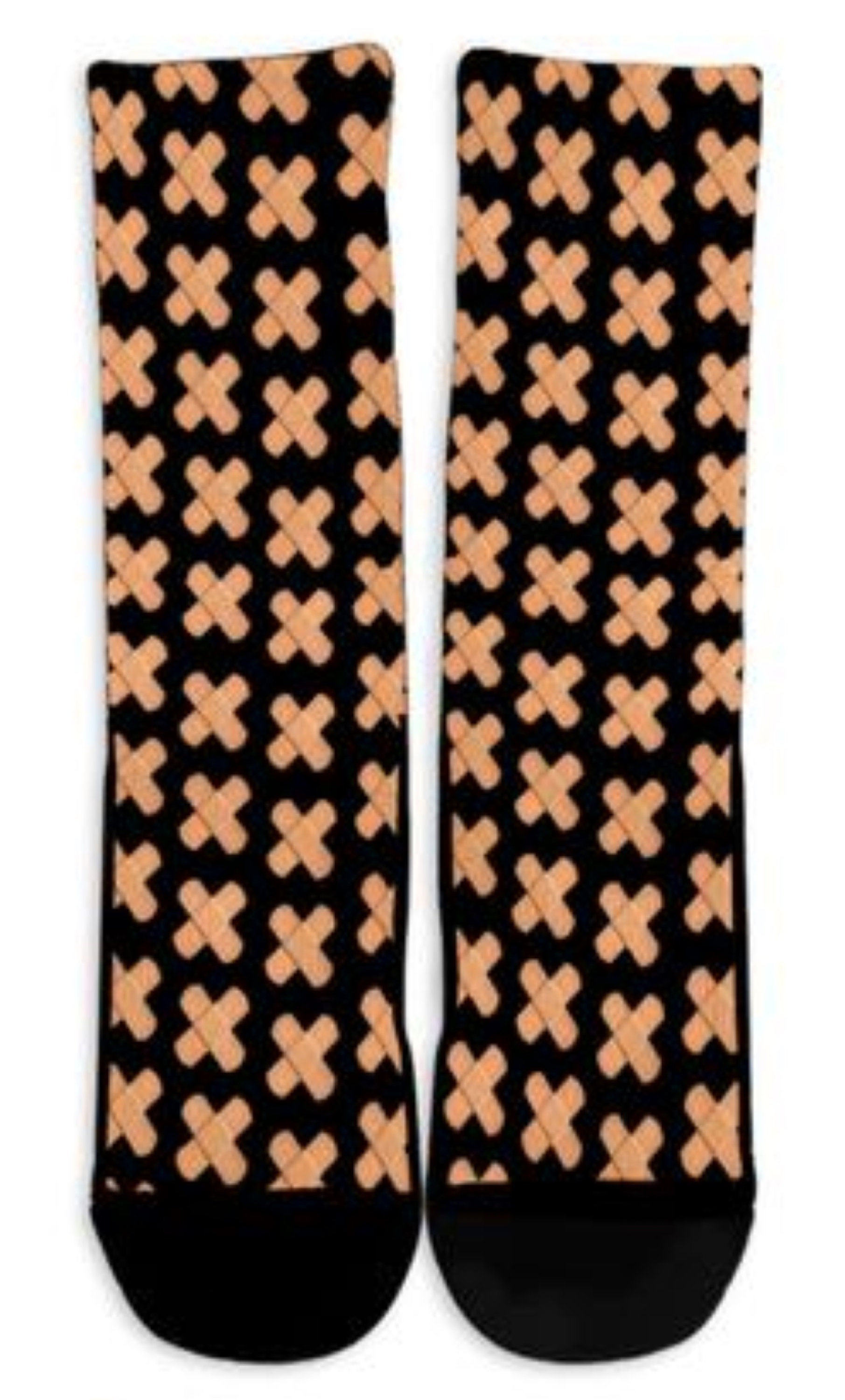 Bandage Socks Bandaide Crew Womens Custom Personalized Gifts | Etsy